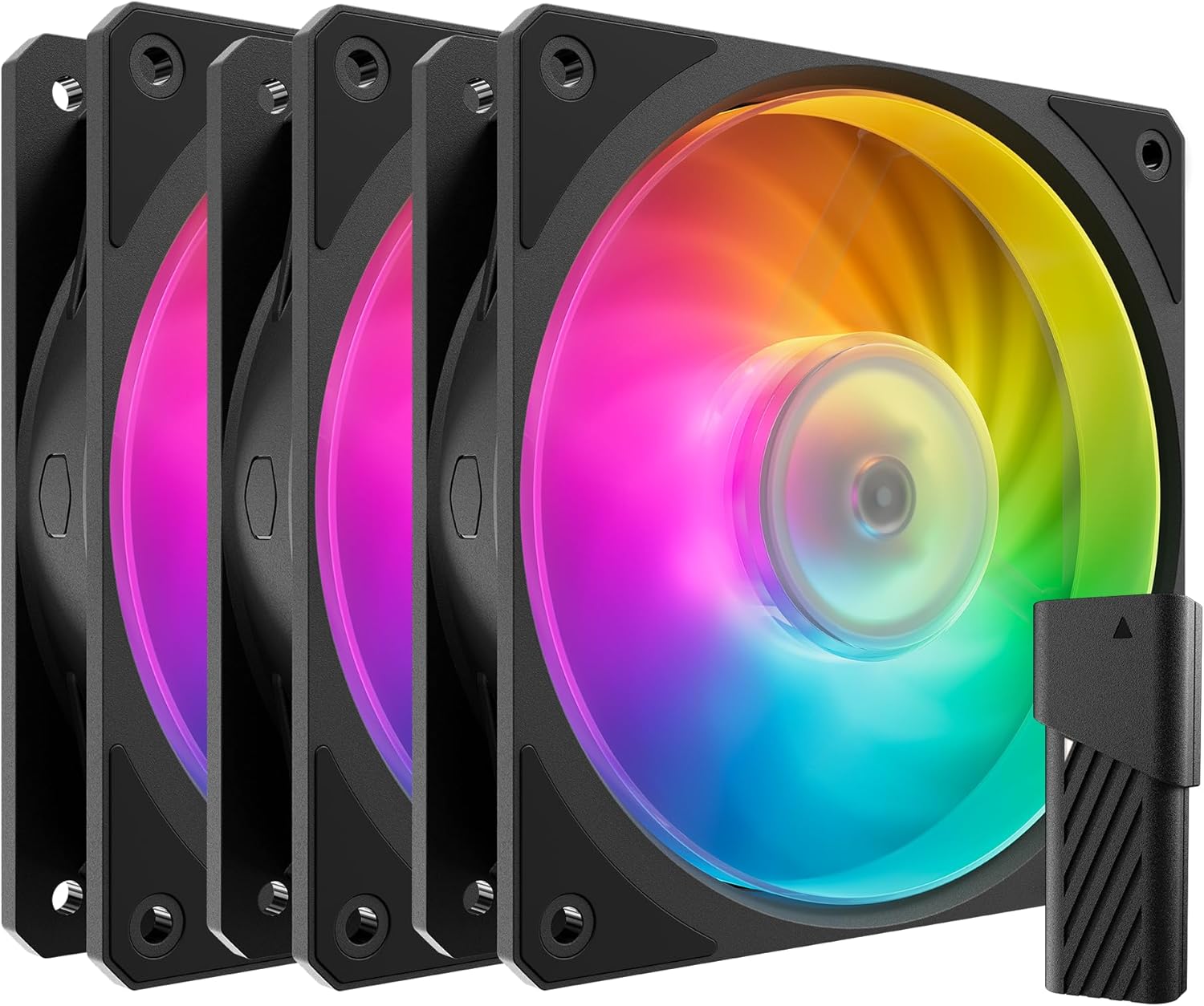 Amazon.com: Cooler Master Mobius 120P ARGB 3in1 Performance 120mm PC ...