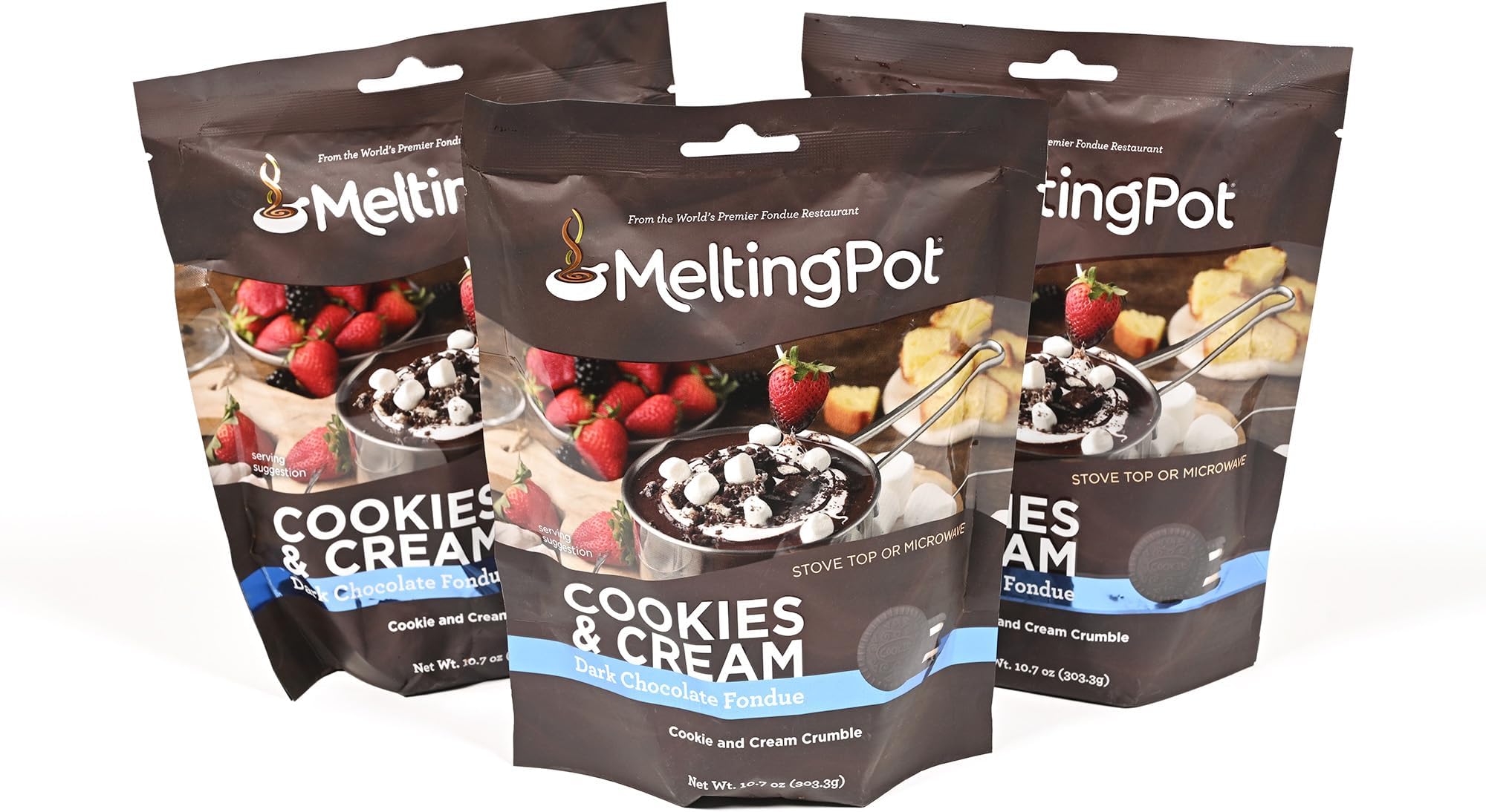 Amazon.com: Melting Pot Chocolate Fondue; Mini Chocolate Wafers For ...