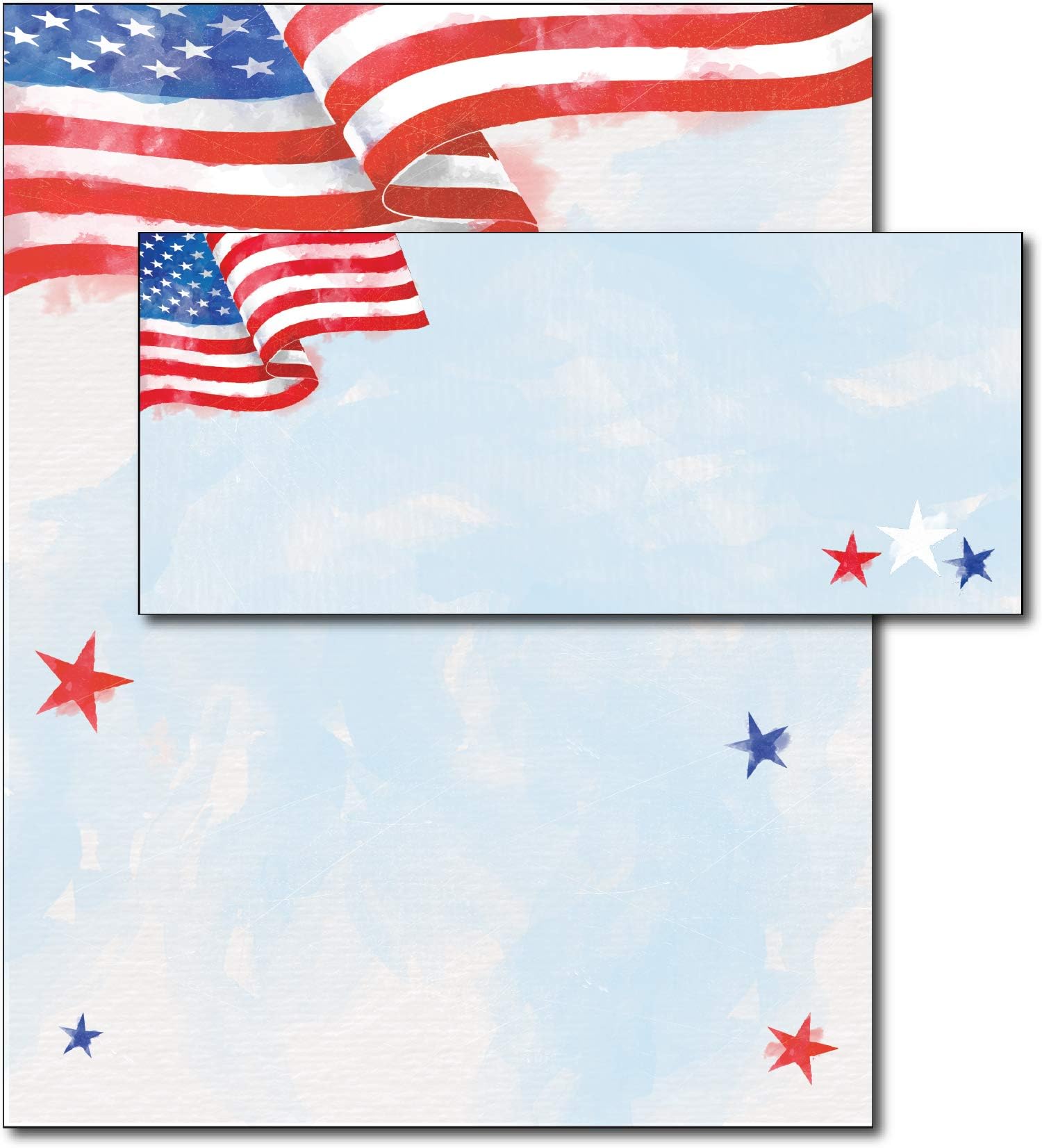 Amazon.com : Land of the Brave - Patriotic Paper - 50 Sheets - 8.5 x 11 ...