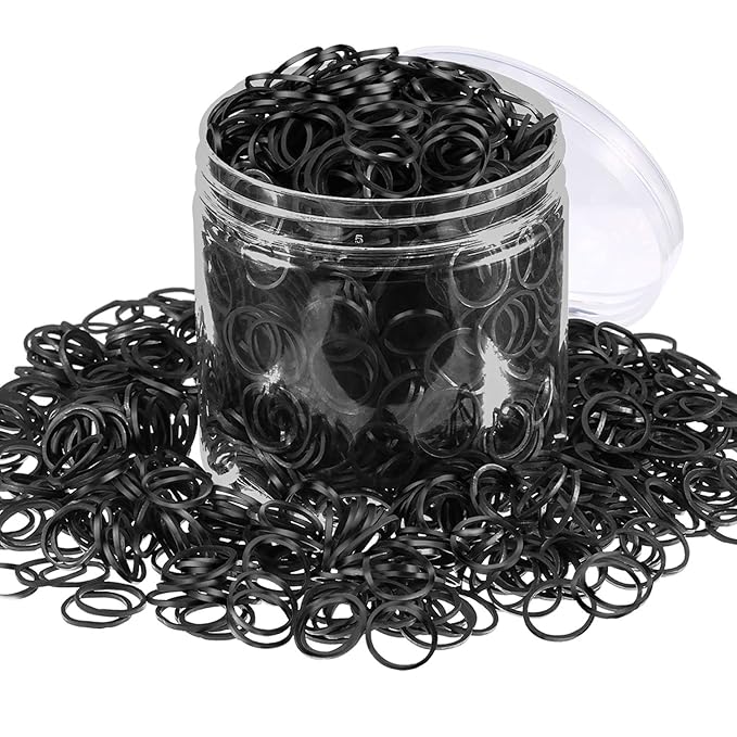 Amazon.com : 2000 Pack Mini Rubber Bands Elastic Hair Bands Soft Hair ...