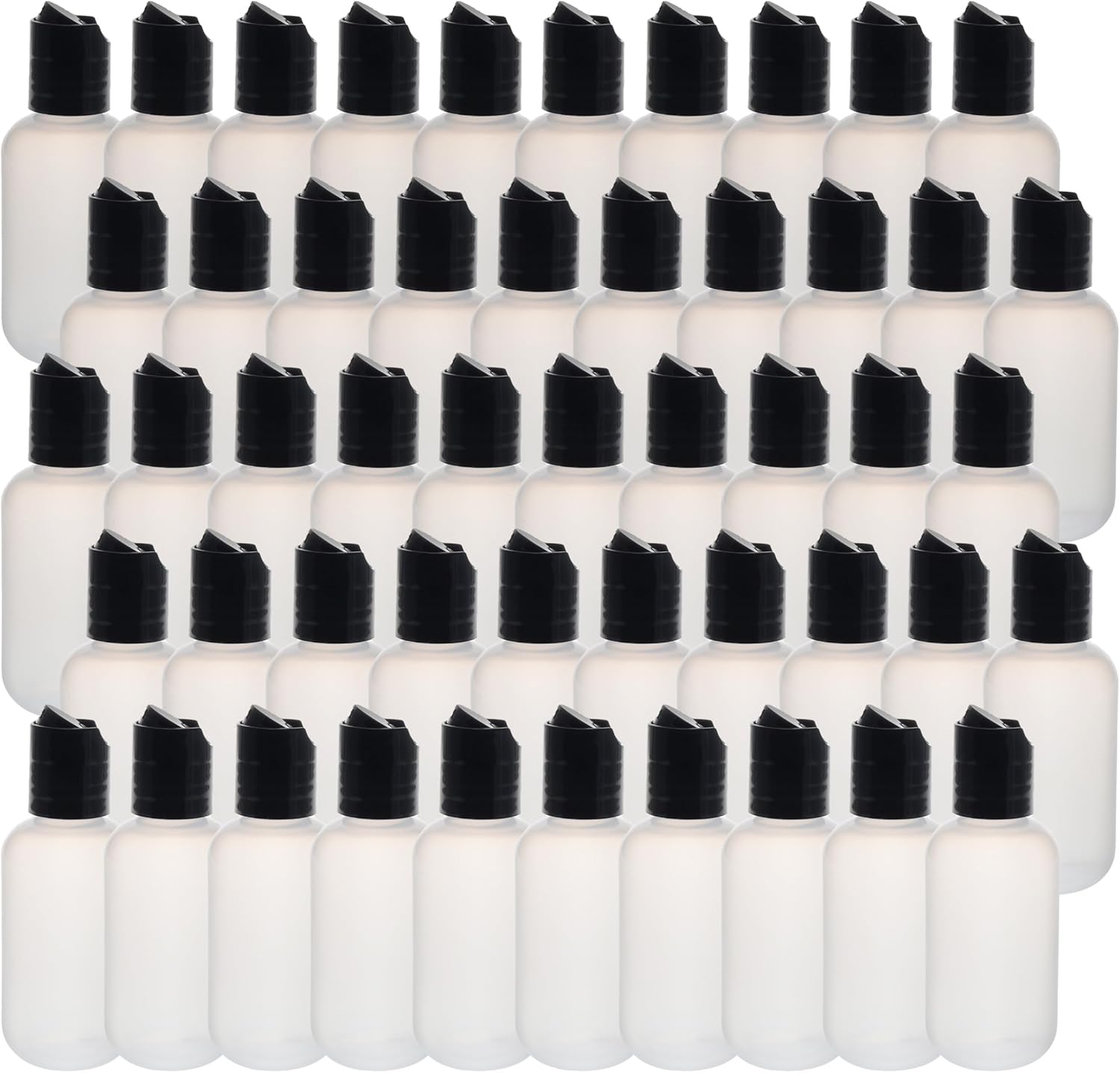 Amazon.com: BodyMed 50 Pcs 2 oz. Clear Plastic Dispenser Bottles with ...