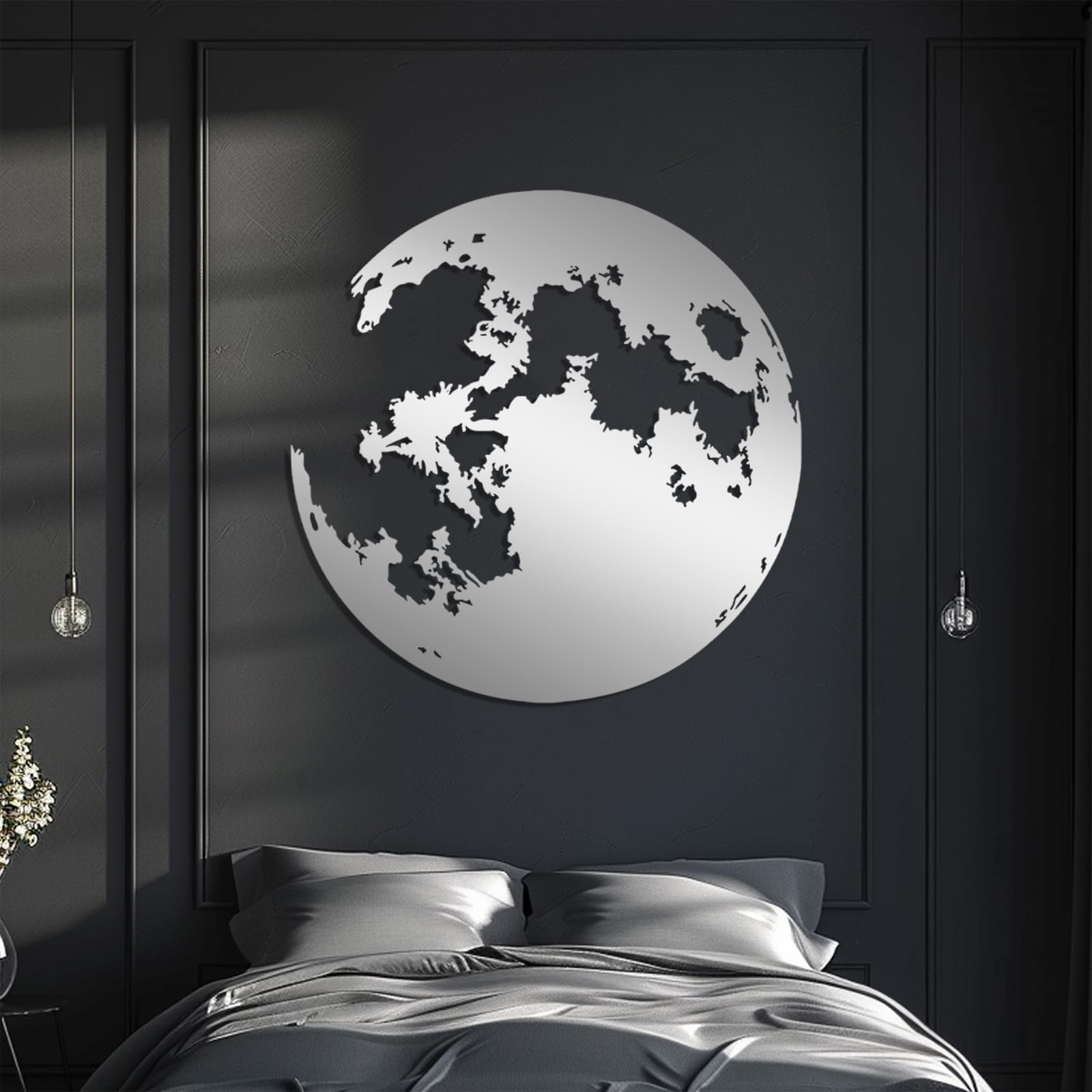 Metal Moon Silhouette