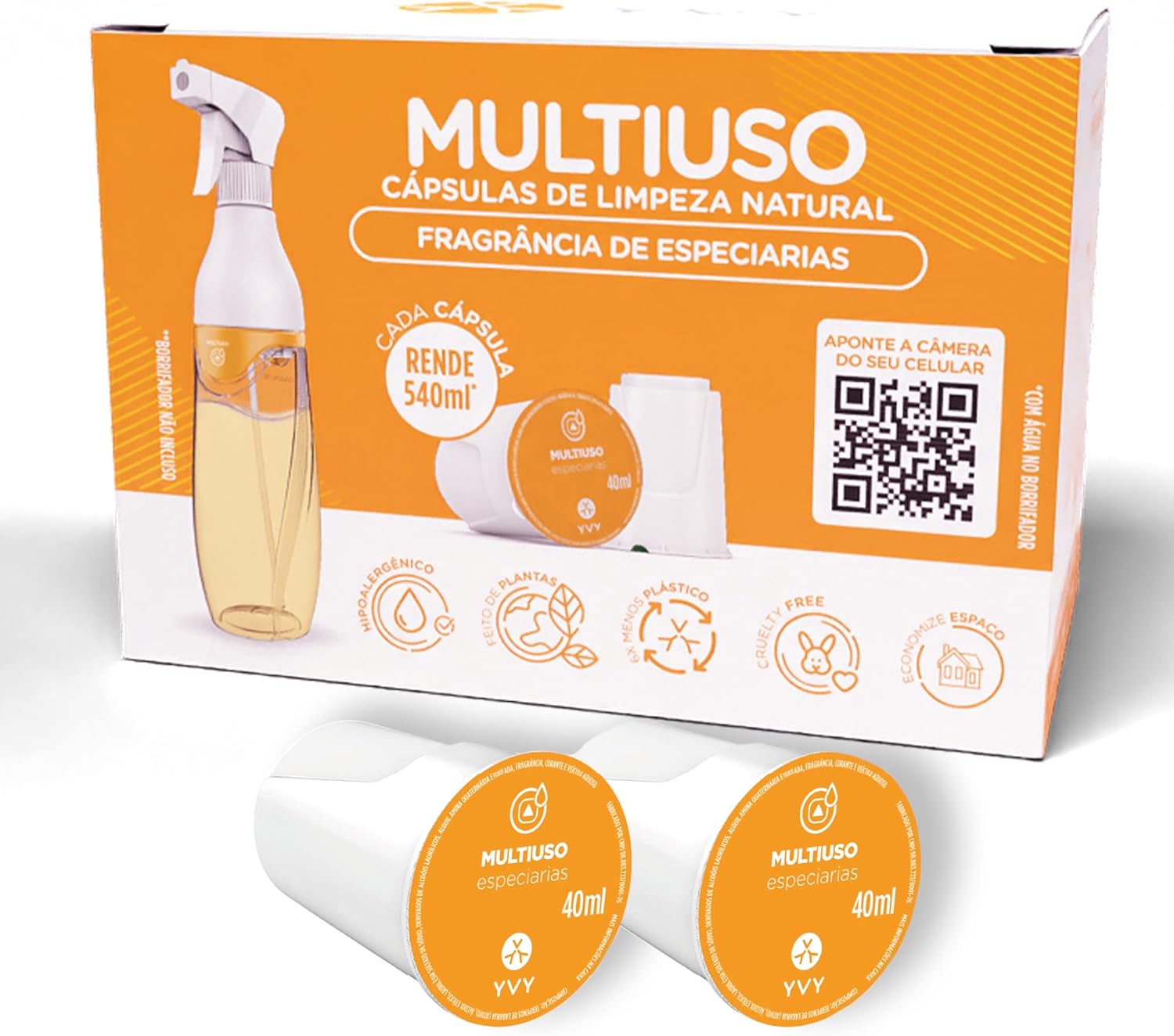 YVY Refil Kit Multiuso Especiarias - Kit Lavanderia Natural, Produtos ...