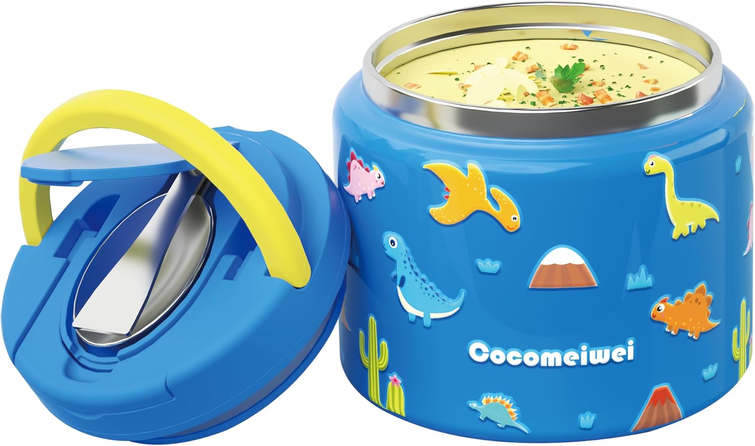 Amazon.com: CocoMeiwei 11.8 oz Thermo for Hot Food, Soup Thermo ...