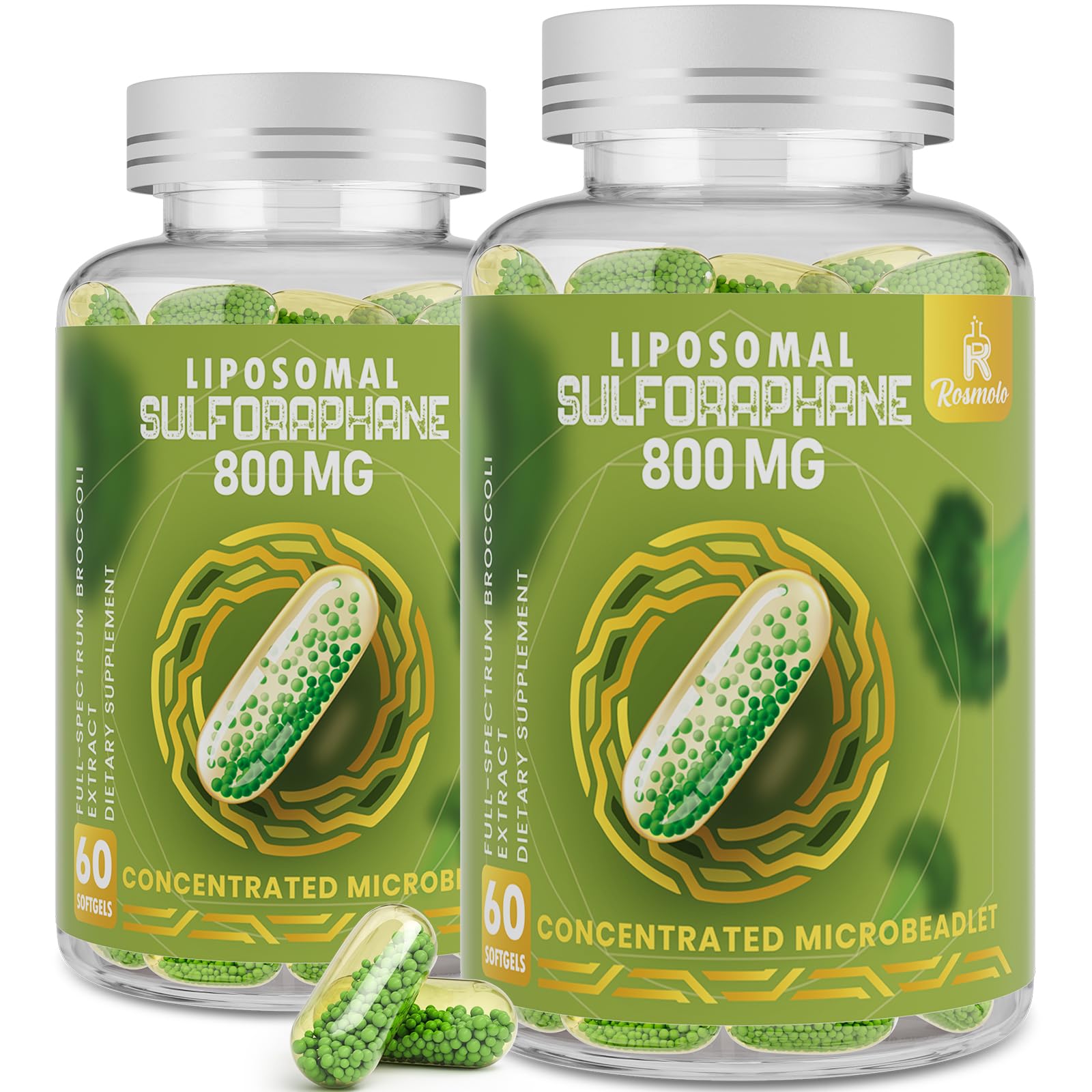 Buy 800mg Liposomal Sulforaphane, Powerful Dual-Delivery for Maximum ...