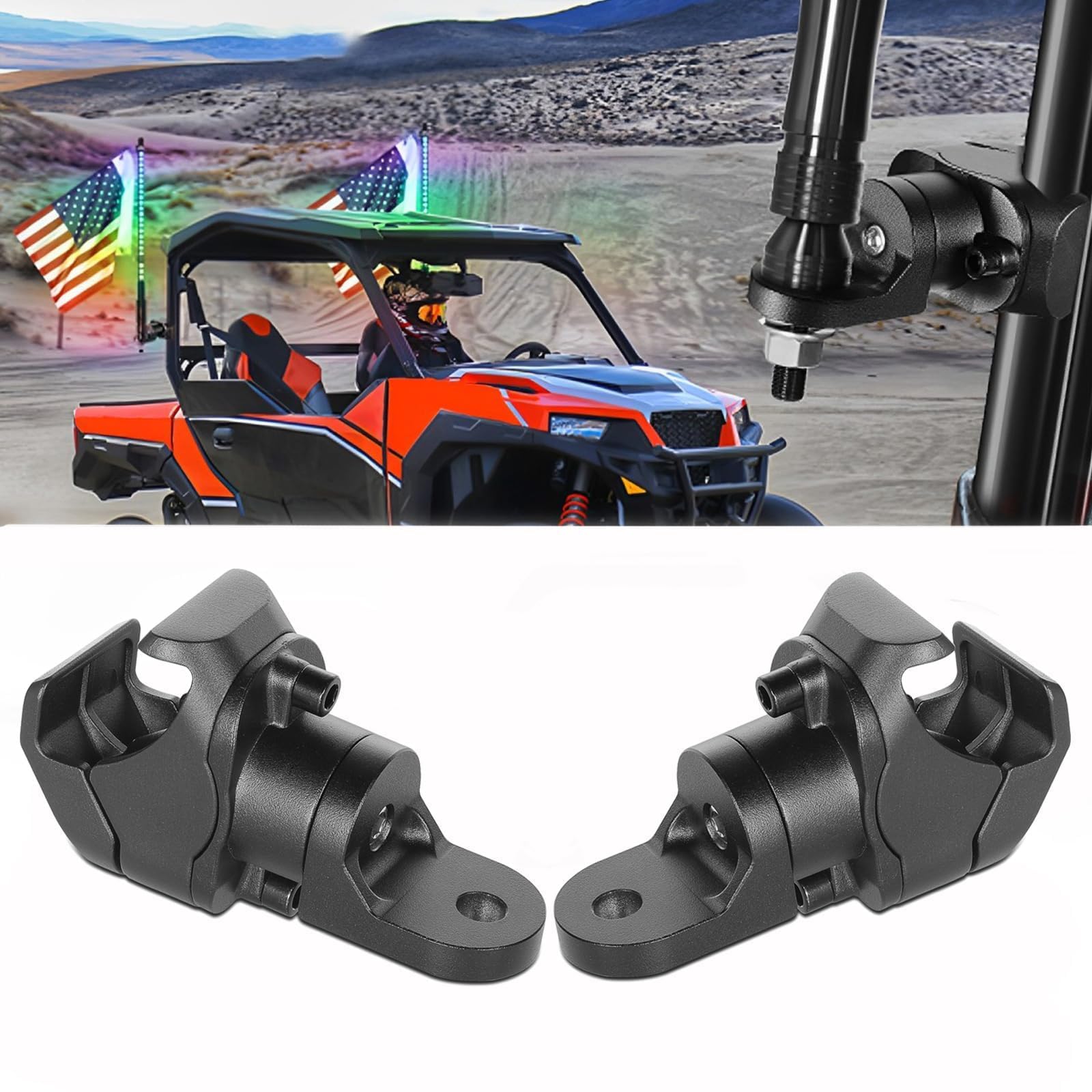 Amazon.com: Whip Light Mounts, SWATOW INDUSTRIES 2PCS Whip Lights ...