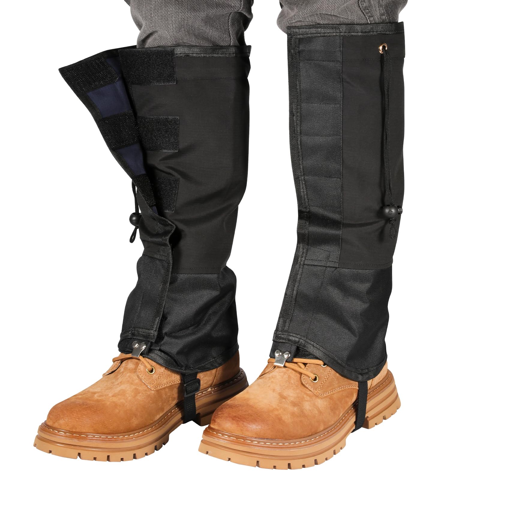 Amazon | Annhua 登山スパッツ レッグカバー 防水 撥水 泥除け 砂よけ 蚊避け ゲイター 髙耐久性 レインレッグカバー 軽量 調整可能 簡単着脱 レッグカバー 雨 雪 悪天候に ...