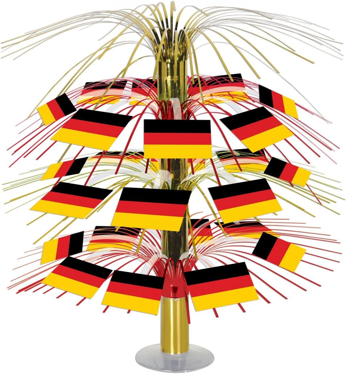 Amazon.com: Beistle German Flag Cascade Centerpiece, 18-Inch : Home ...