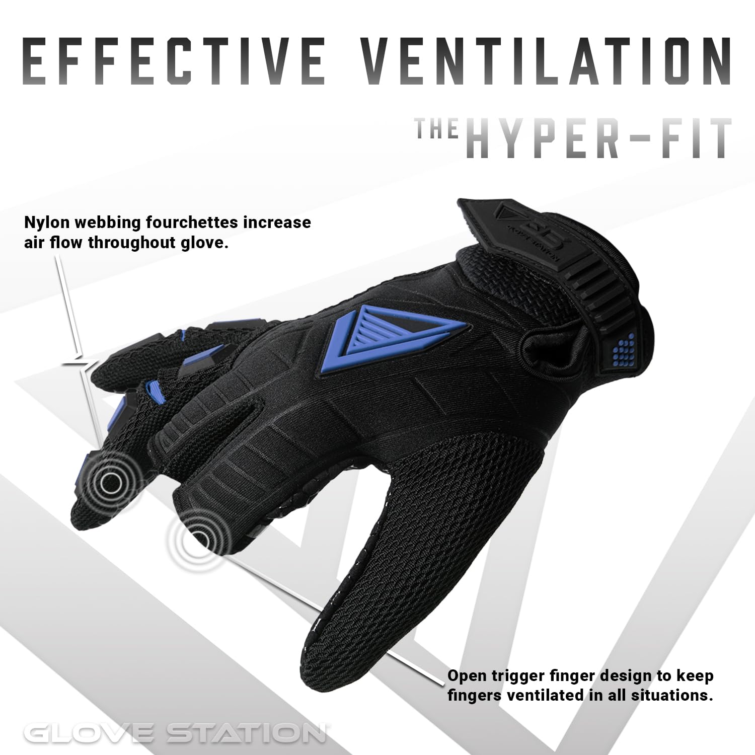 Snapklik.com : Glove Station Hyper-Fit Tactical Shooting & Work Gloves ...