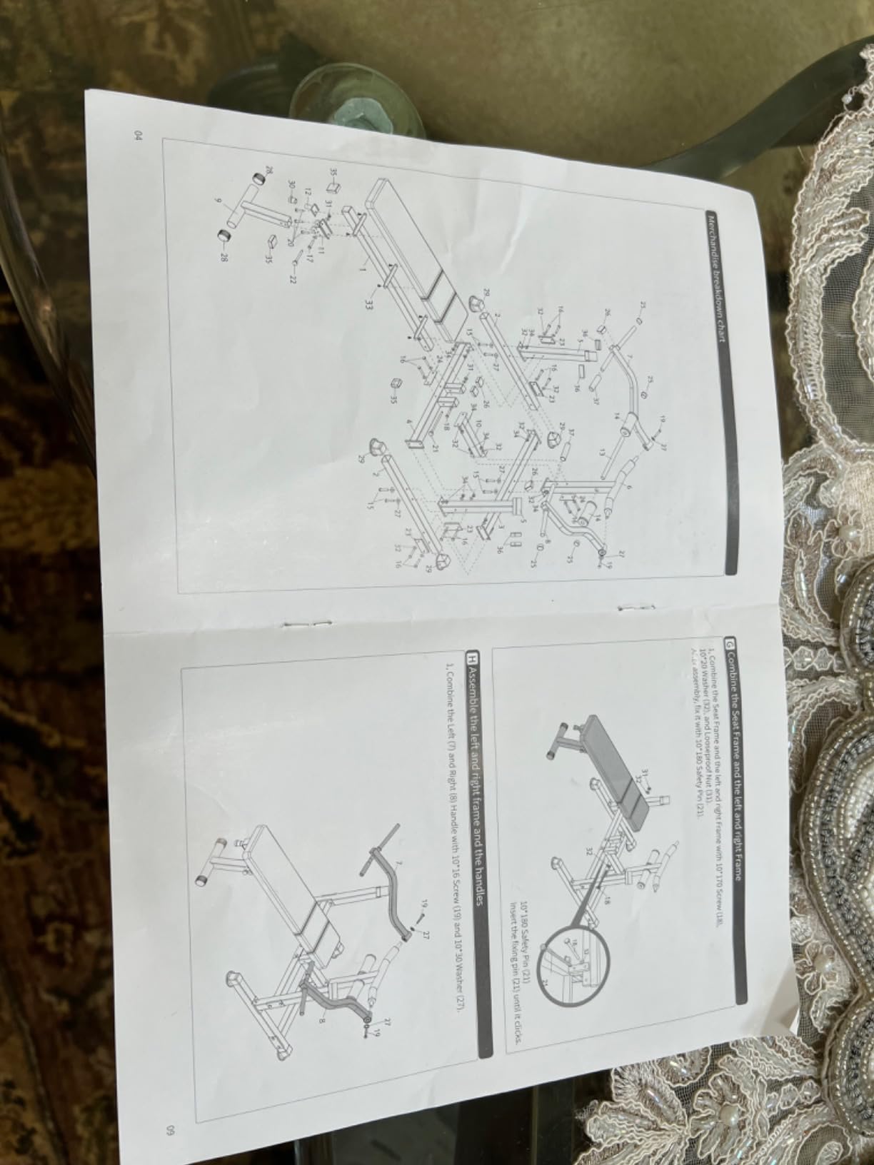 $33/mo - Finance Bench Press Set, Chest Press Machine with Independent ...