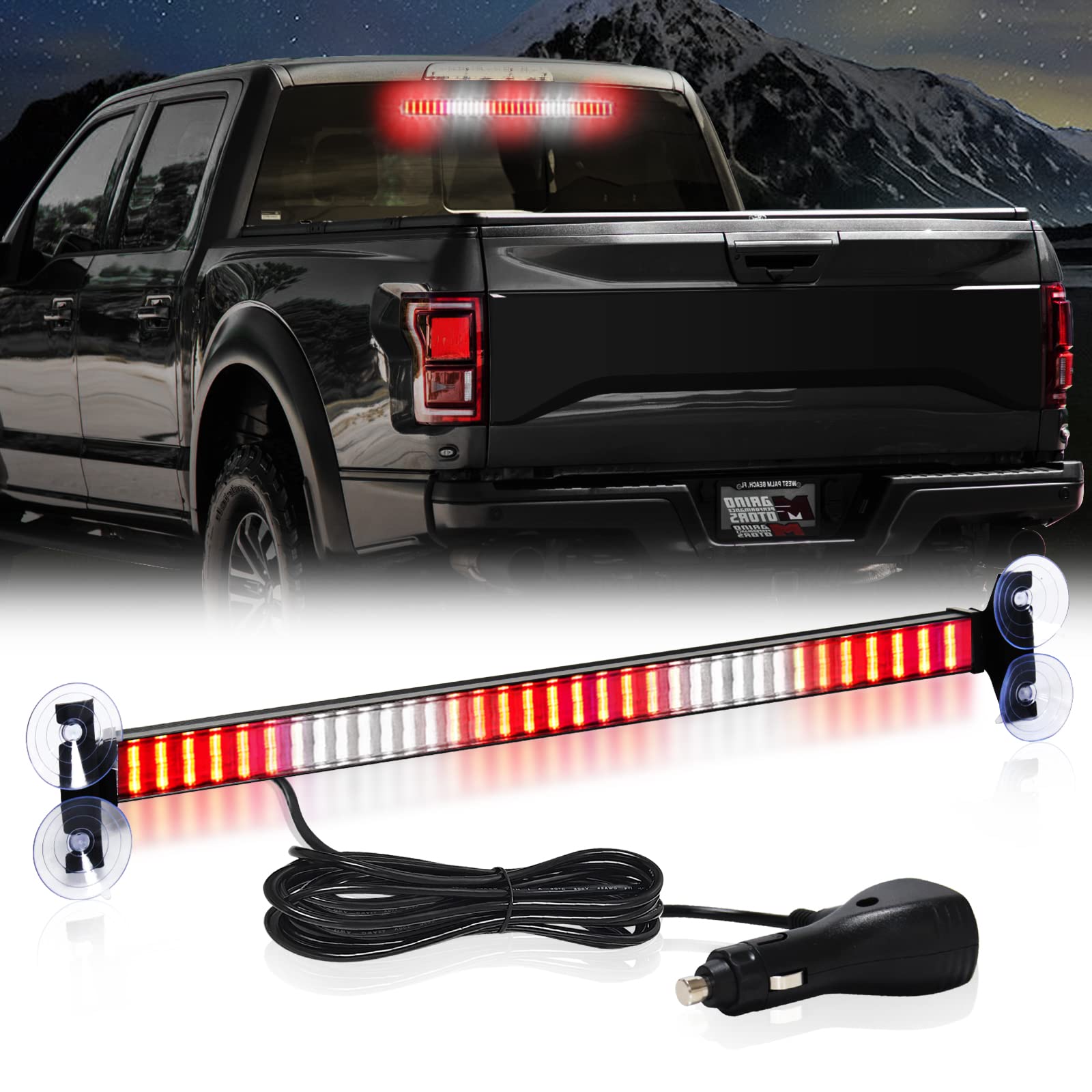 Amazon.com: Emergency LED Strobe Traffic Advisor Light Bar Warning ...