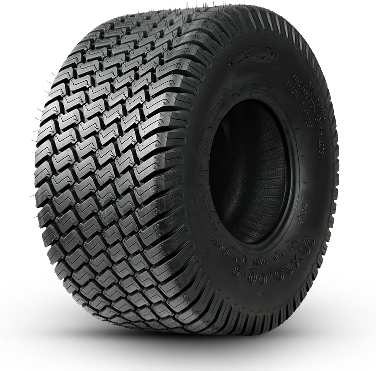 Amazon.com: TRIPOWER 20x10.00-8 Lawn Mower Tire - 20x10x8 Tires for ...
