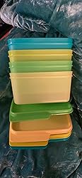 Amazon.com: Tupperware Keep Tab Plastic Container Set, 500Ml, Set Of 4 ...