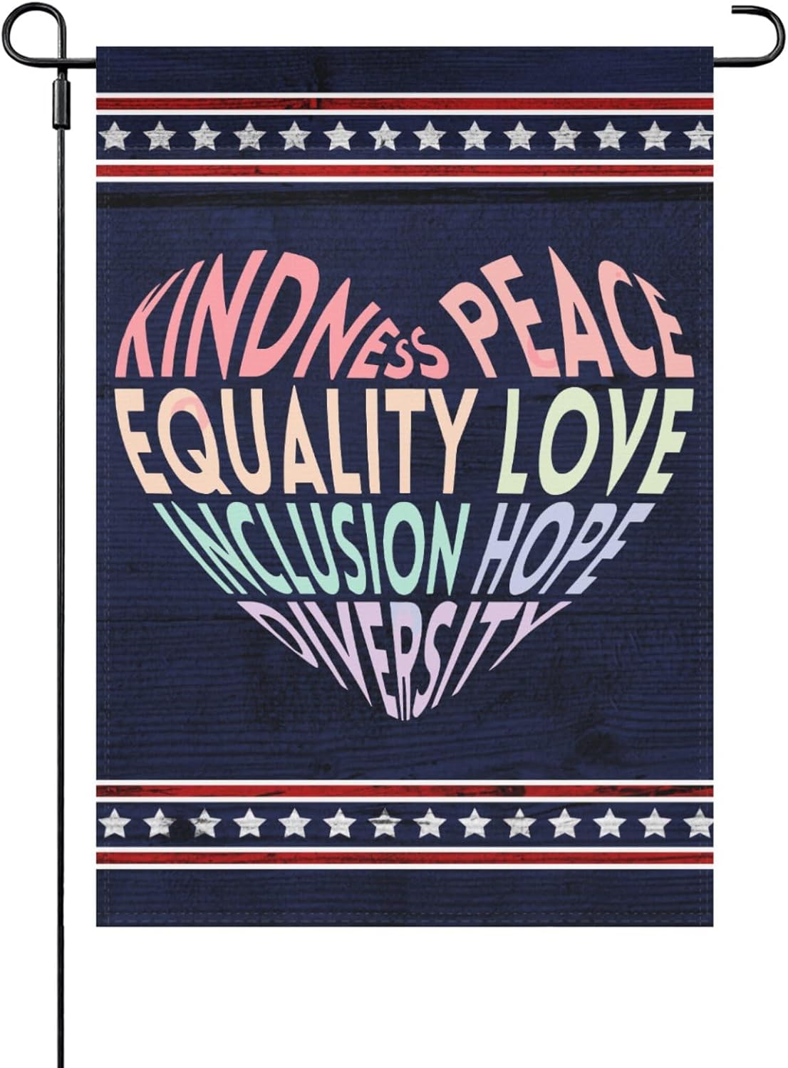 Amazon.com : Kindness Peace Equality Love Inclusion Hope Diversity ...