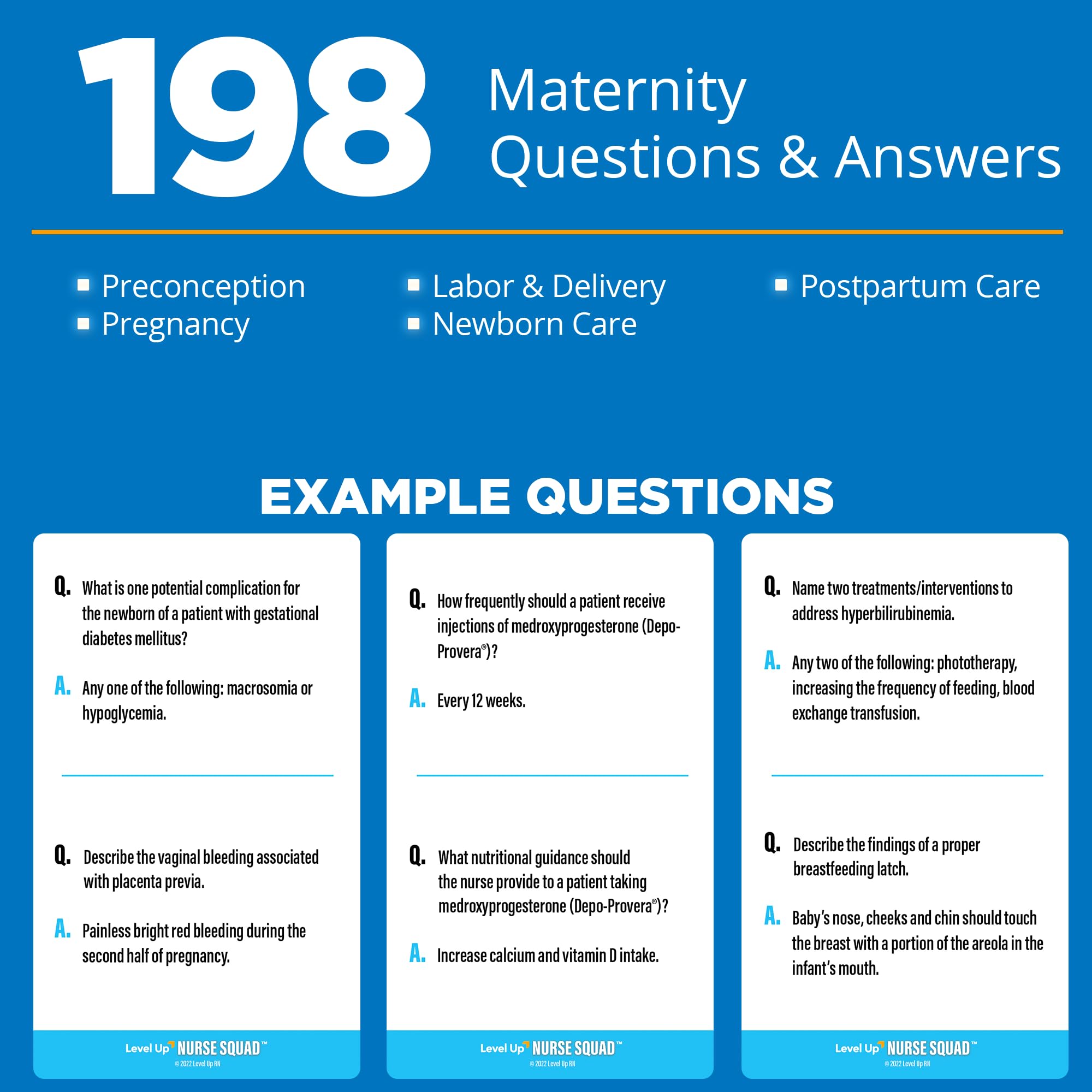 Snapklik.com : Maternity Flash Cards Game Nursing School Exam Prep ...