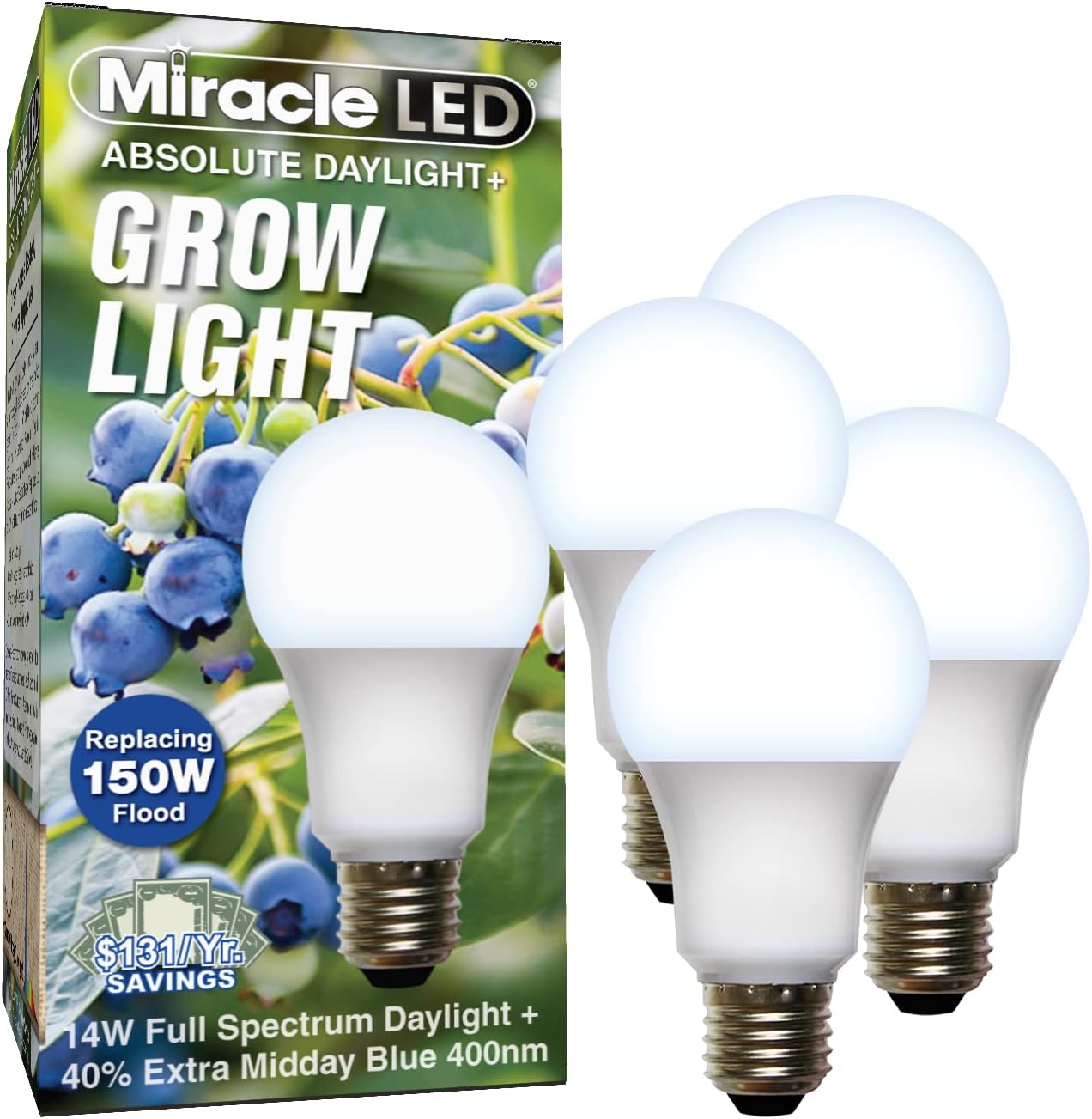 Amazon.com: Miracle LED Absolute Daylight Plus Blue Spectrum Grow Light ...