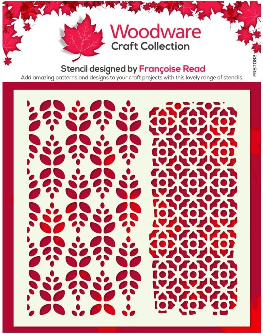 Woodware Medina 6 in x 6 in Stencil, Cream, 6 x 6 in : Amazon.ca: Home