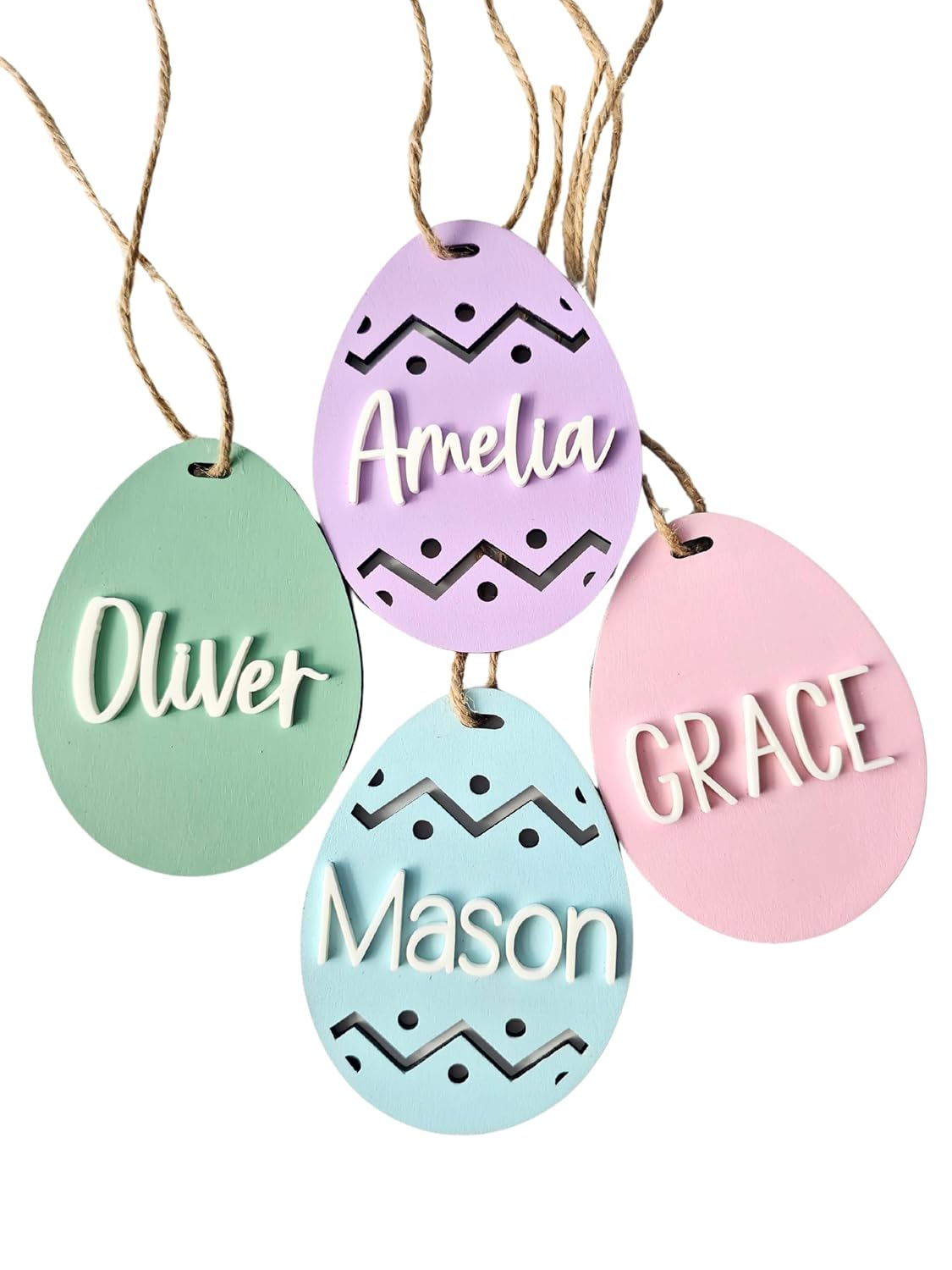 Amazon.com: Personalized Easter Basket Name Tags, Personalized Easer ...