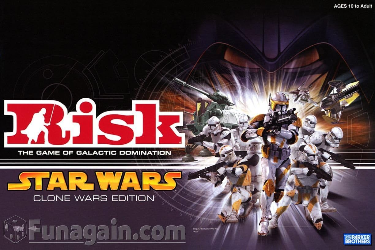 Hasbro Risk Star Wars The Clone Wars Edition : Amazon.co.uk: Toys & Games