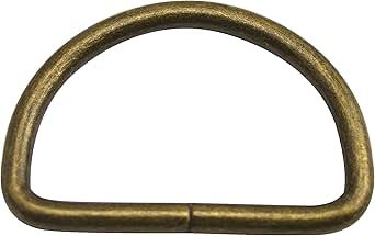 Amazon.com: Wuuycoky 2" Inner Diameter Bronze D Rings Buckles D-ring ...