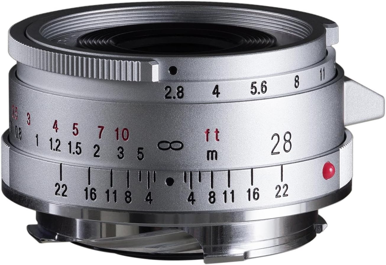 Amazon.com : Voigtlander 28mm F2.8 Color-Skopar-M, Type 2 (Silver ...