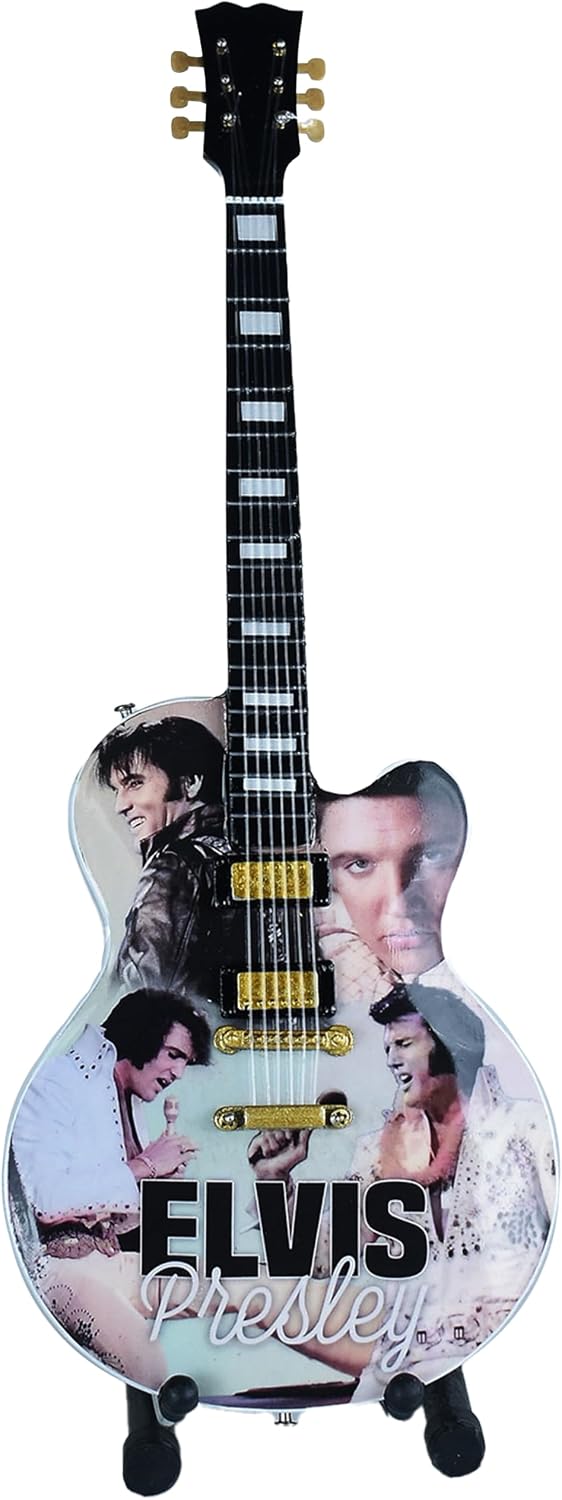 Amazon.com: Elvis Presley Mini Guitar Replica - Collage - Mid-South ...