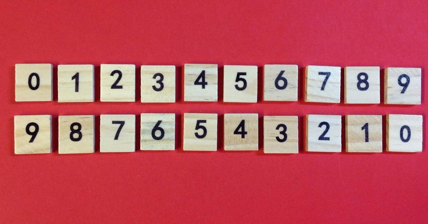 Amazon.de: Hochwertige, gemischte Scrabble-Spielsteine aus Holz ...