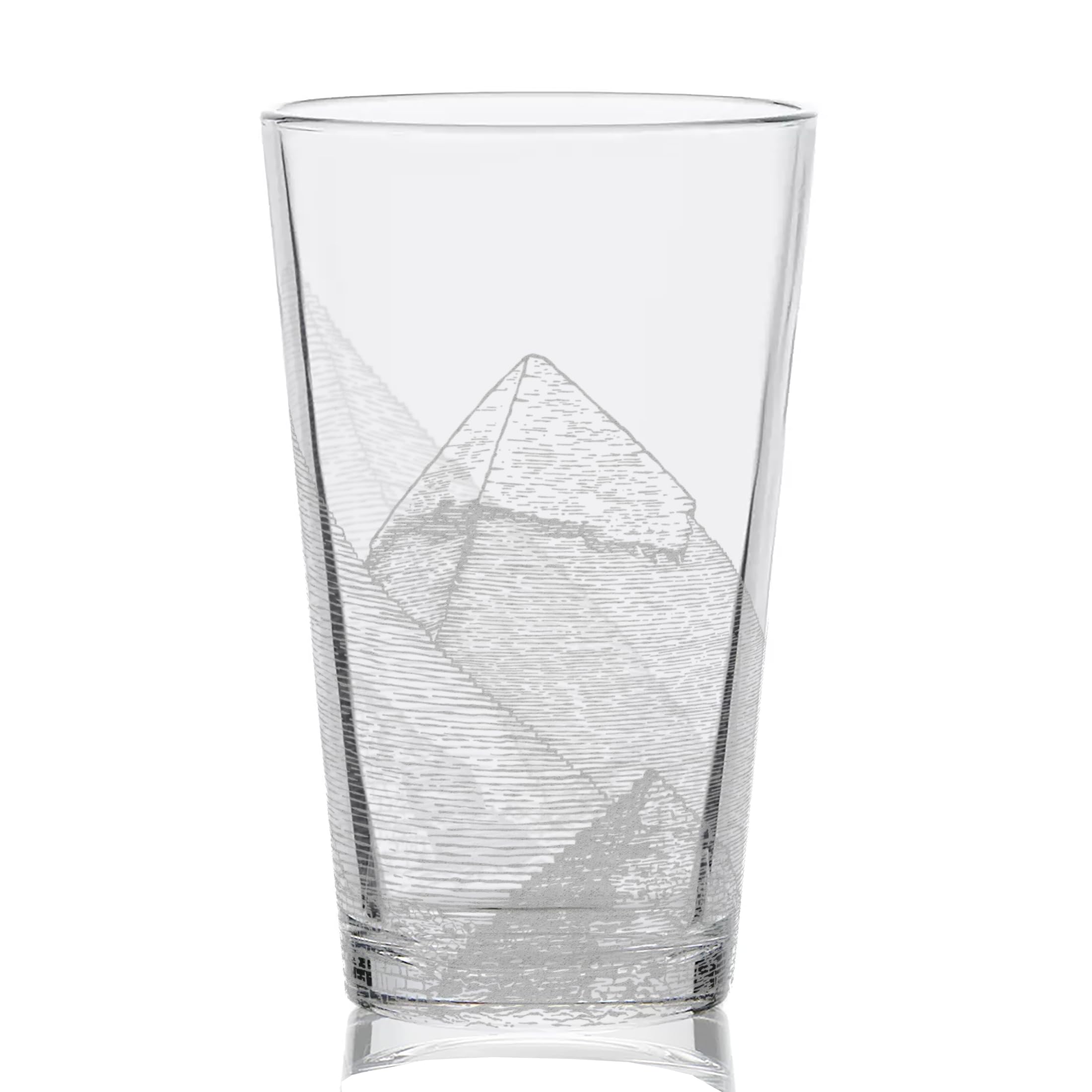 Snapklik.com : PYRAMIDS OF GIZA Engraved 16oz Pint Glass Majestic ...
