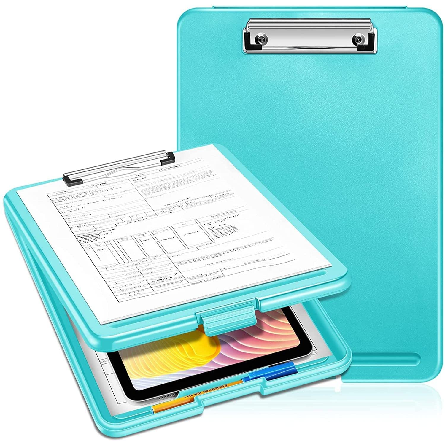 VINSH ENTERPRISE A4 Clip Pad/Clipboard with Storage Case for Paper and ...