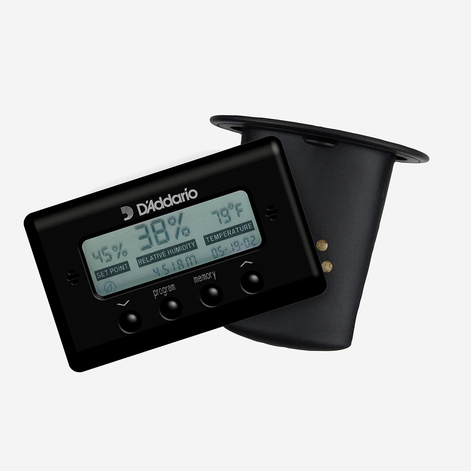 Amazon.com: D'Addario Acoustic Guitar Humidifier with Digital Humidity ...