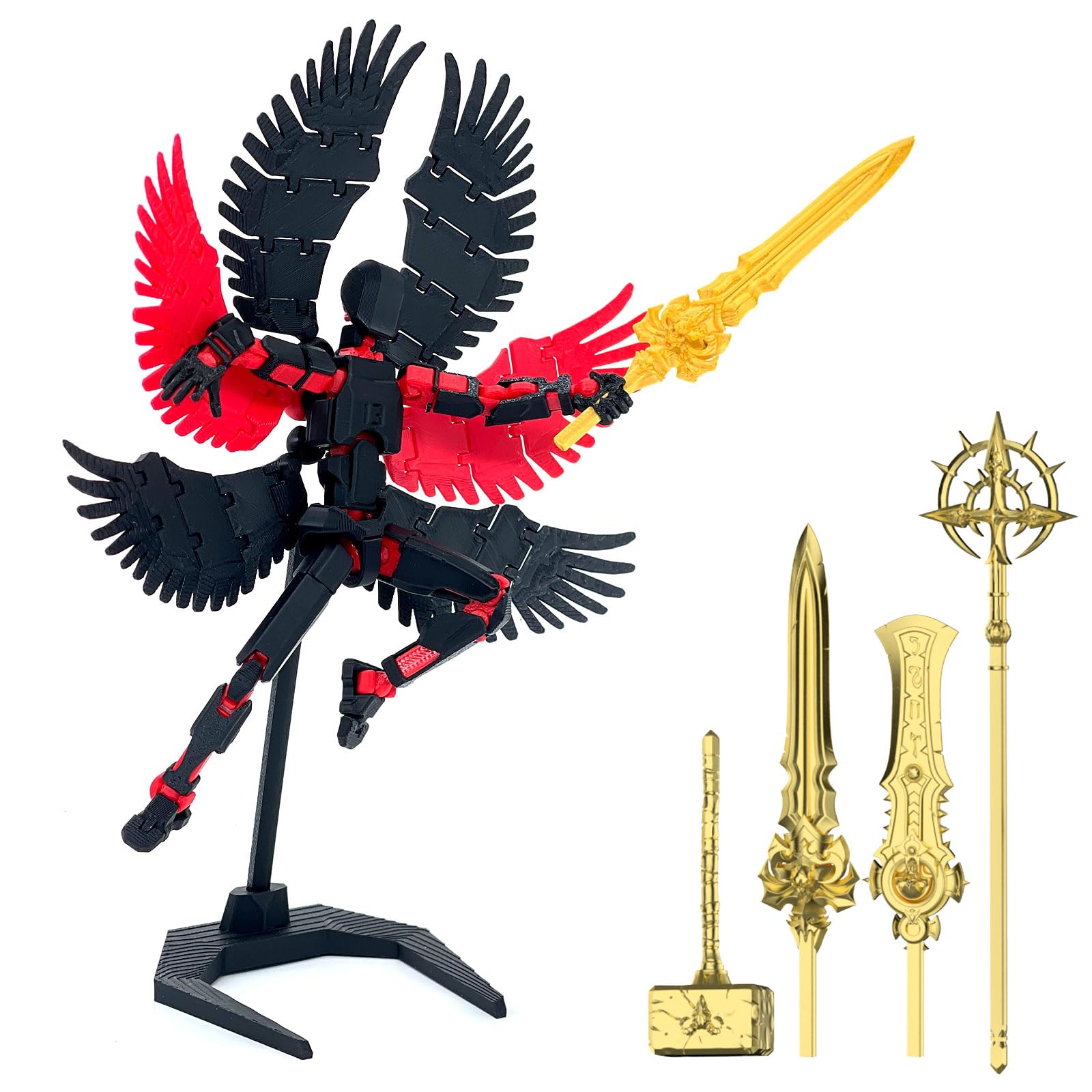 Amazon.com: (Assembly Completed) 3D Printed T13 Action Figure 5.54-inch ...