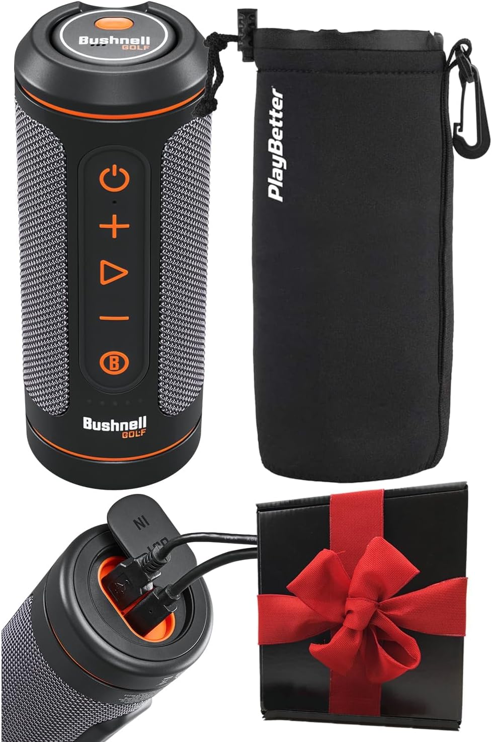 Amazon.com: Bushnell Wingman 2 Golf GPS Speaker Gift Box Bundle - Golf ...