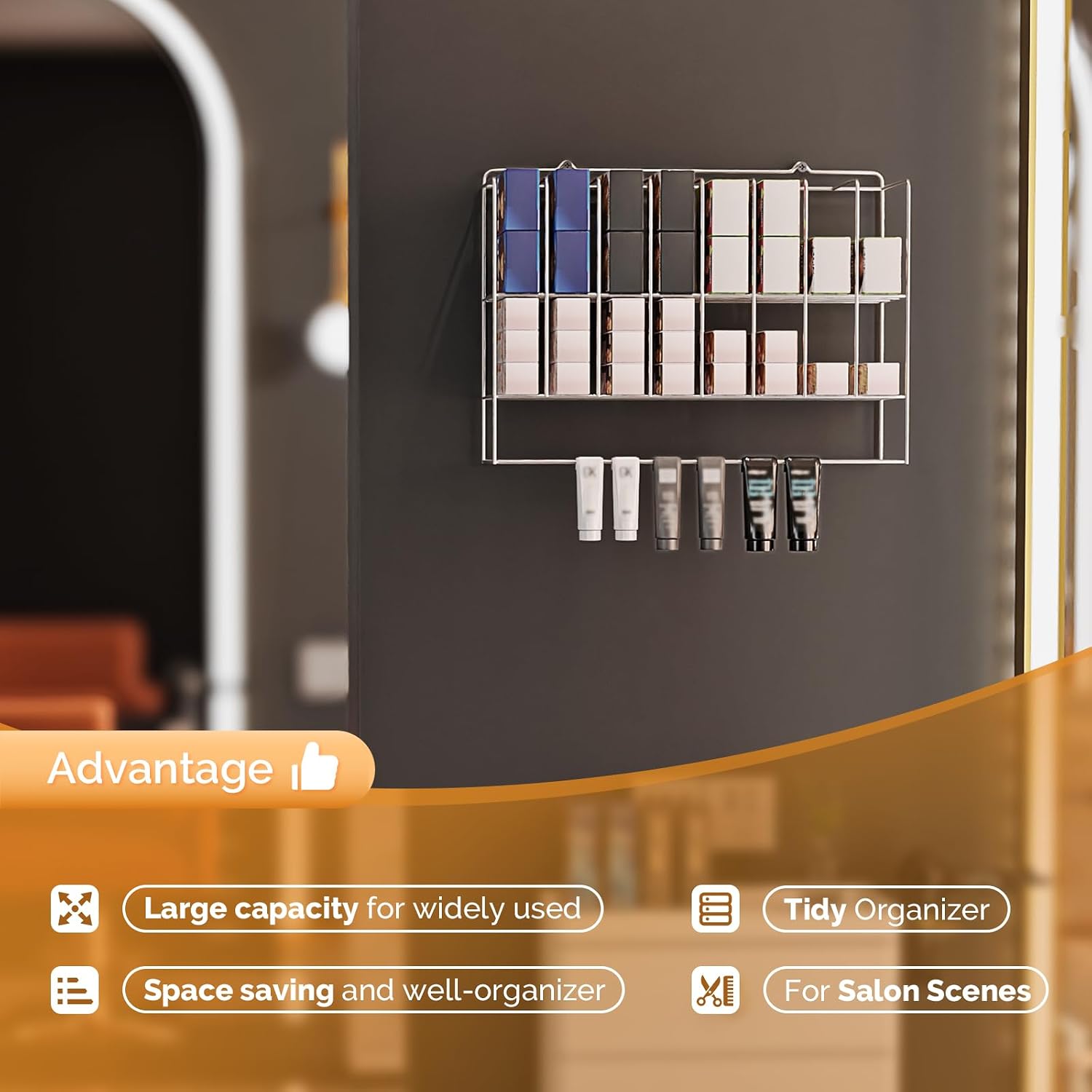 Hair Color Organizer Rack, 2 Tiers Hair Color Thailand | Ubuy