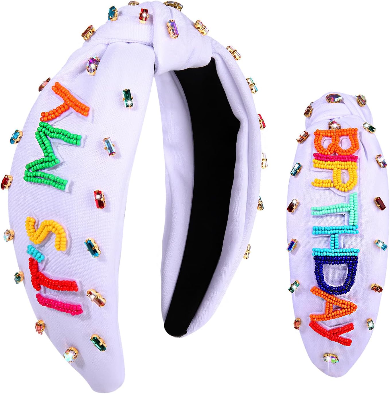 Amazon.com : YAHPERN Birthday Headband for Women Beaded It’s My ...