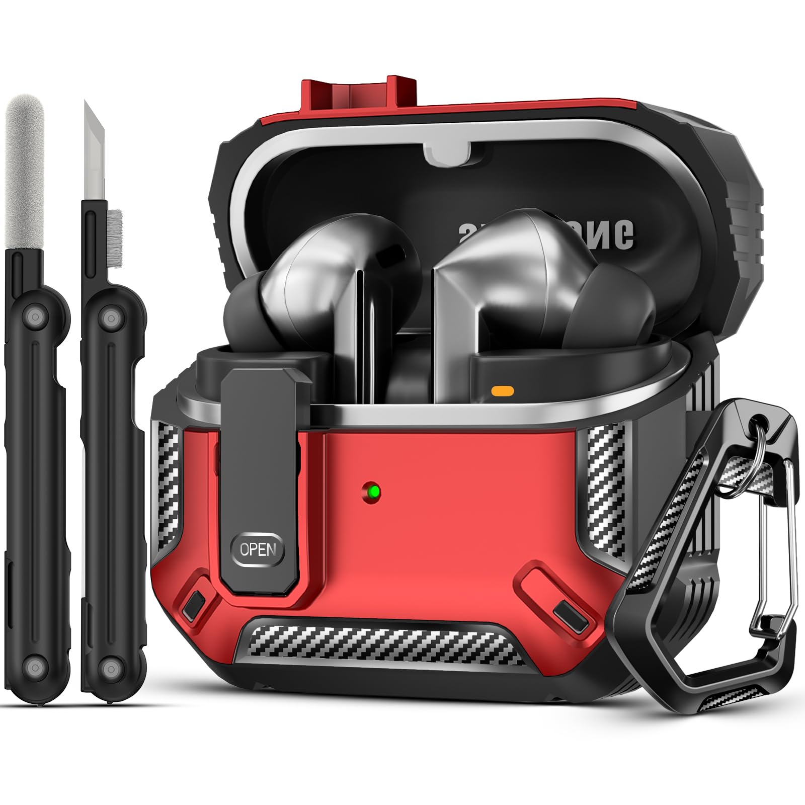 Amazon.com: MCTOPZO Compatible with Samsung Galaxy Buds 3 Case & Galaxy ...