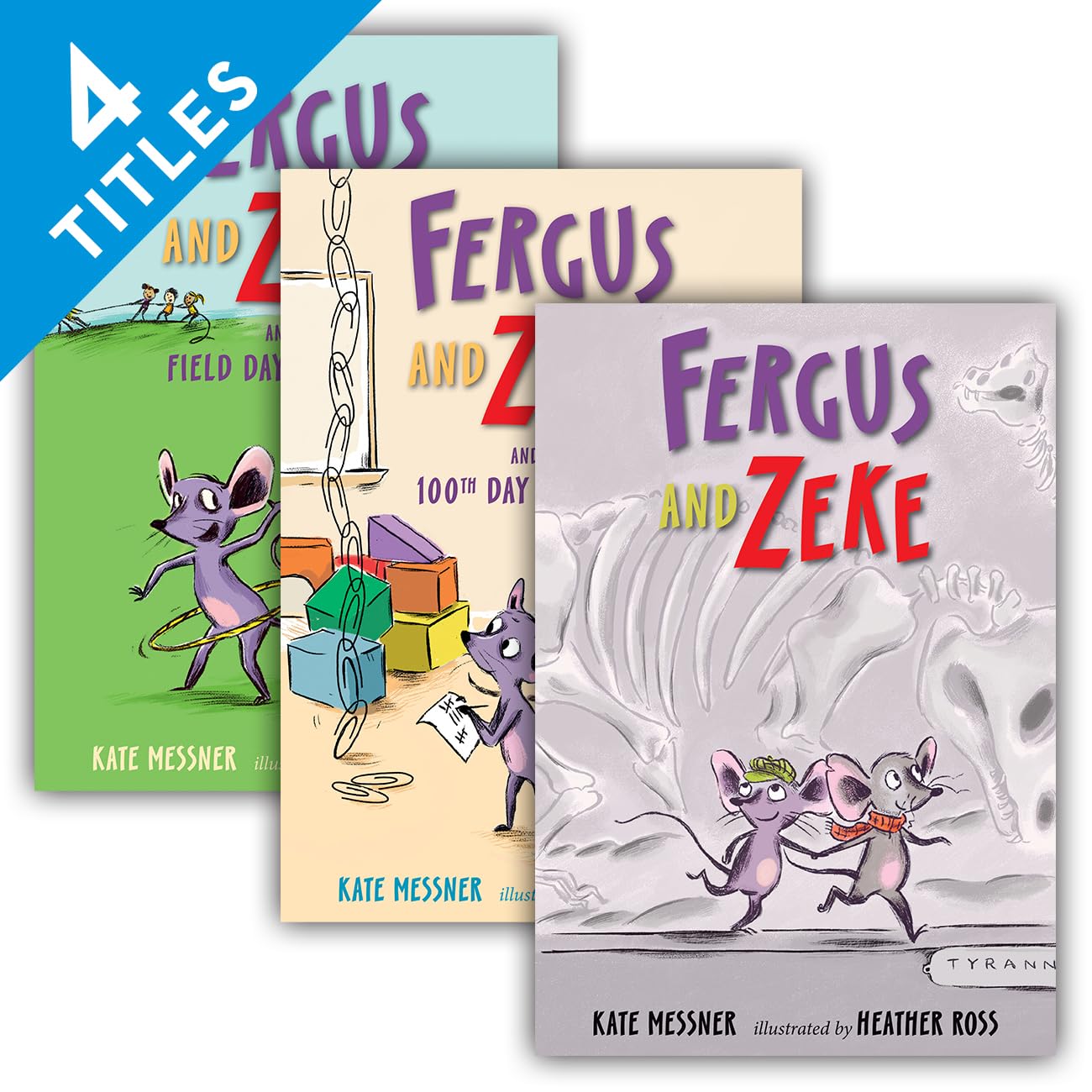 Amazon | Fergus and Zeke Set | Messner, Kate, Ross, Heather | School