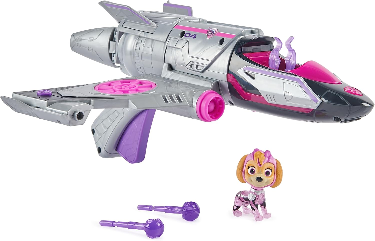 Paw Patrol: The Mighty Movie, Transforming Rescue Jet with Skye Mighty ...