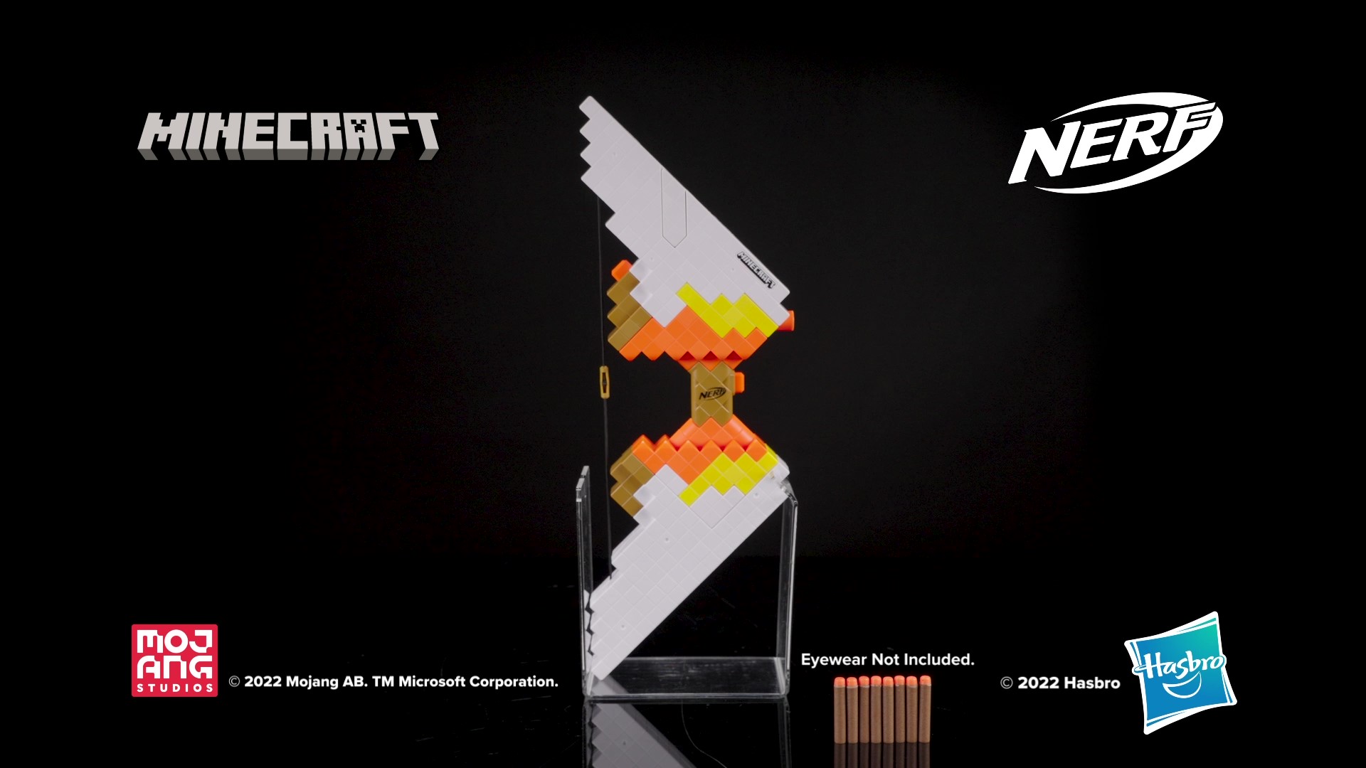 Nerf Bow Nerf Minecraft Sabrewing Bow - Motorized Dart Blaster With 8 ...