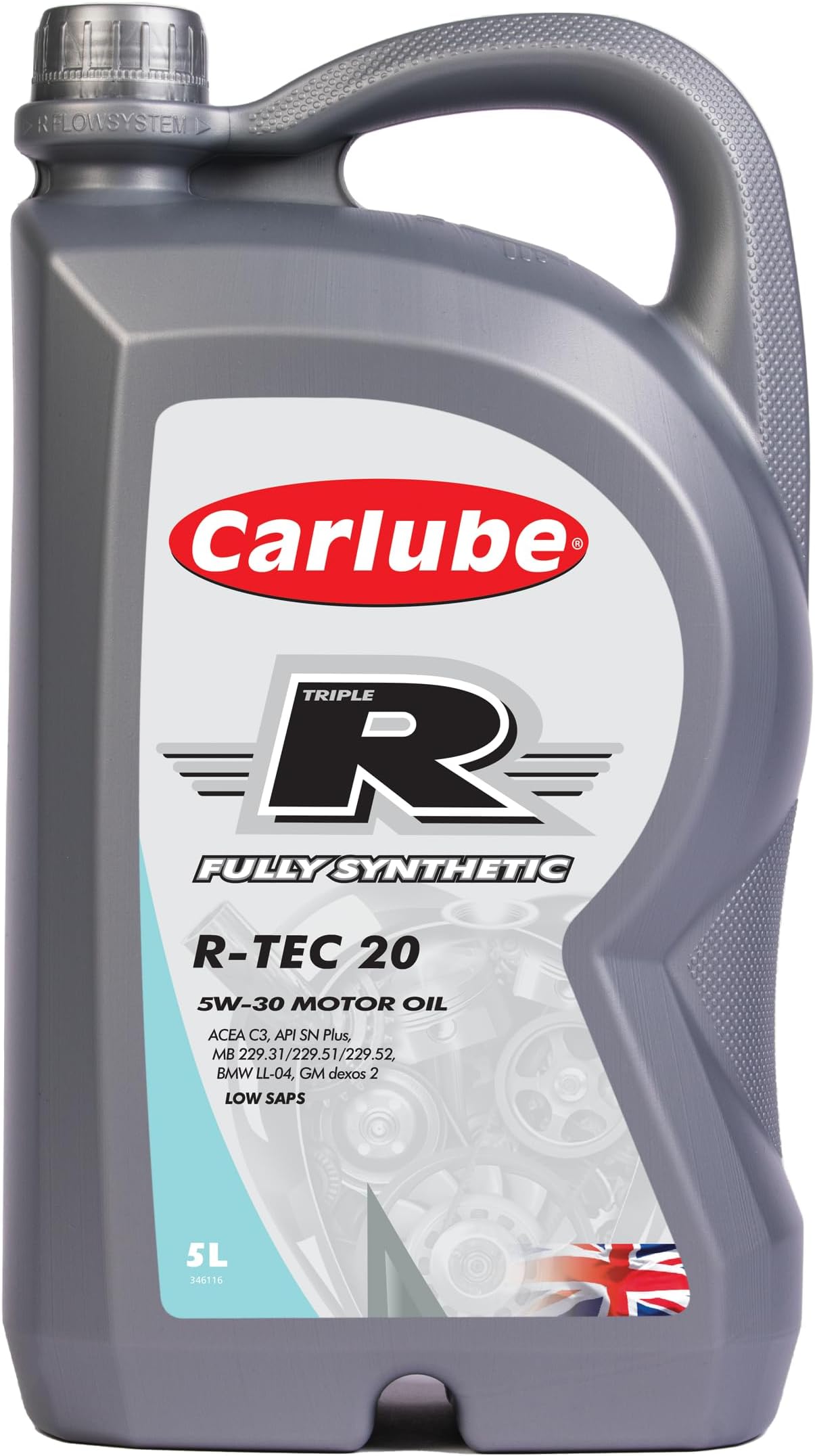 Carlube Triple R 5W-30 ACEA C3, API SP Fully Synthetic Engine Oil R-TEC ...