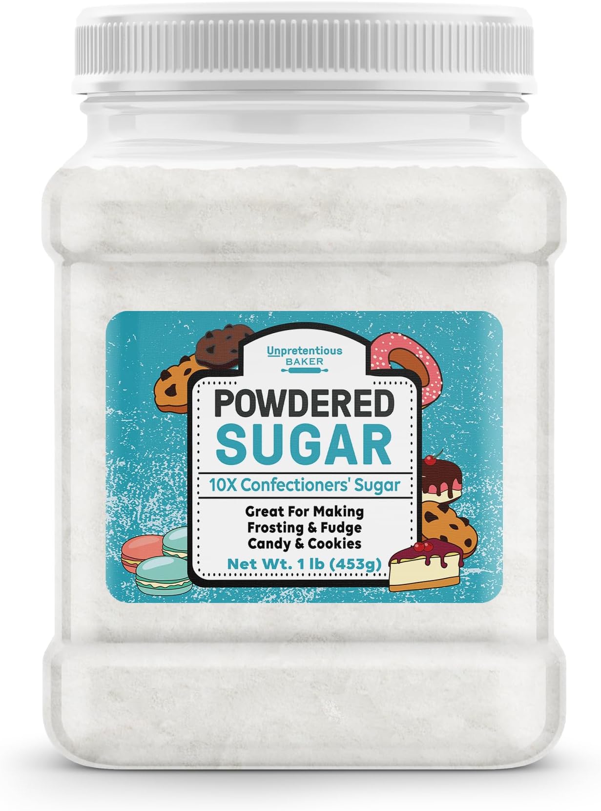 Amazon.com: Non-Melting Sugar Powder (Snow Sugar, Sucre Neige) (8 oz ...