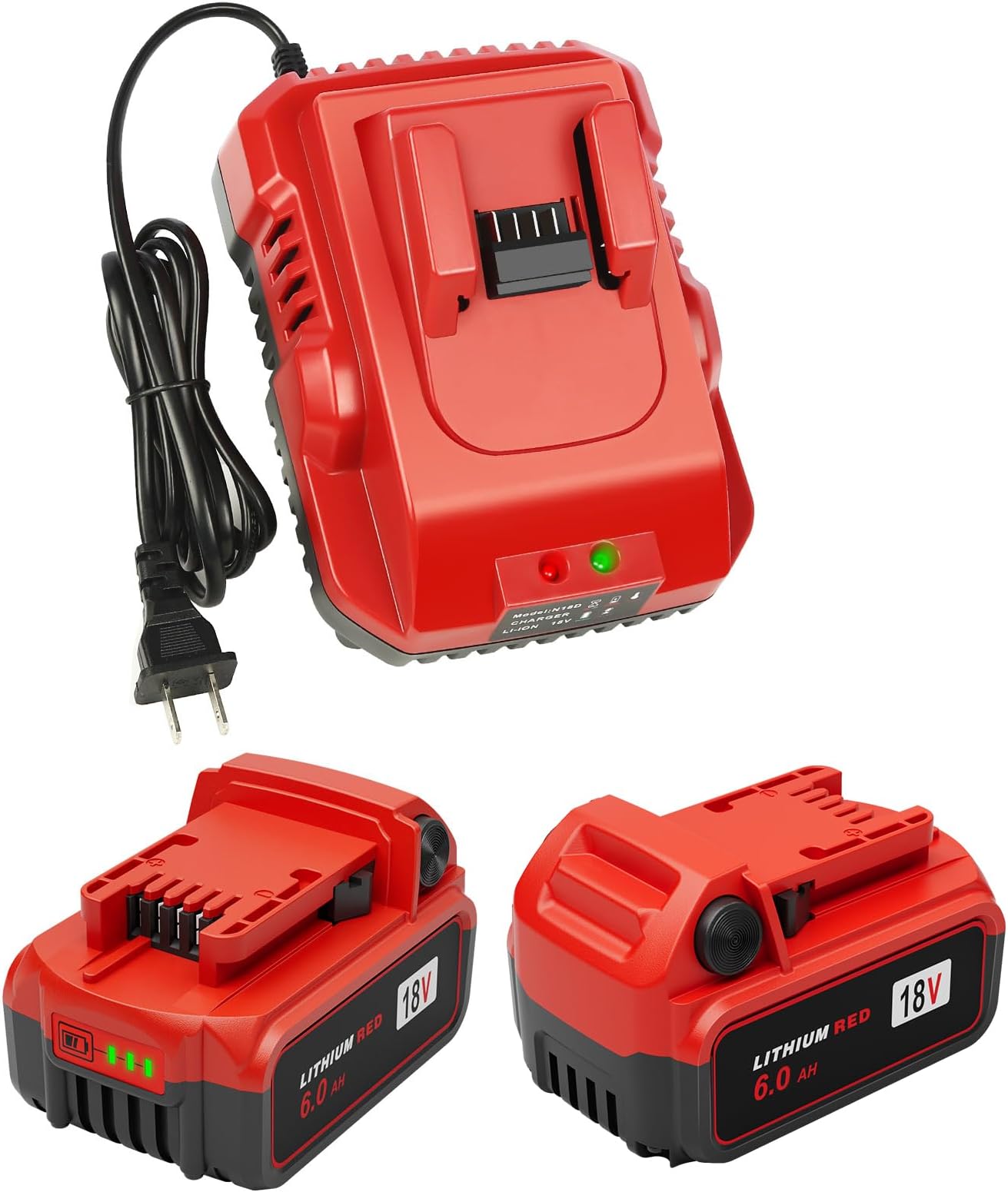 Amazon.com: OYRMIL 18V Battery and Charger for Milwaukee M18 Battery ...