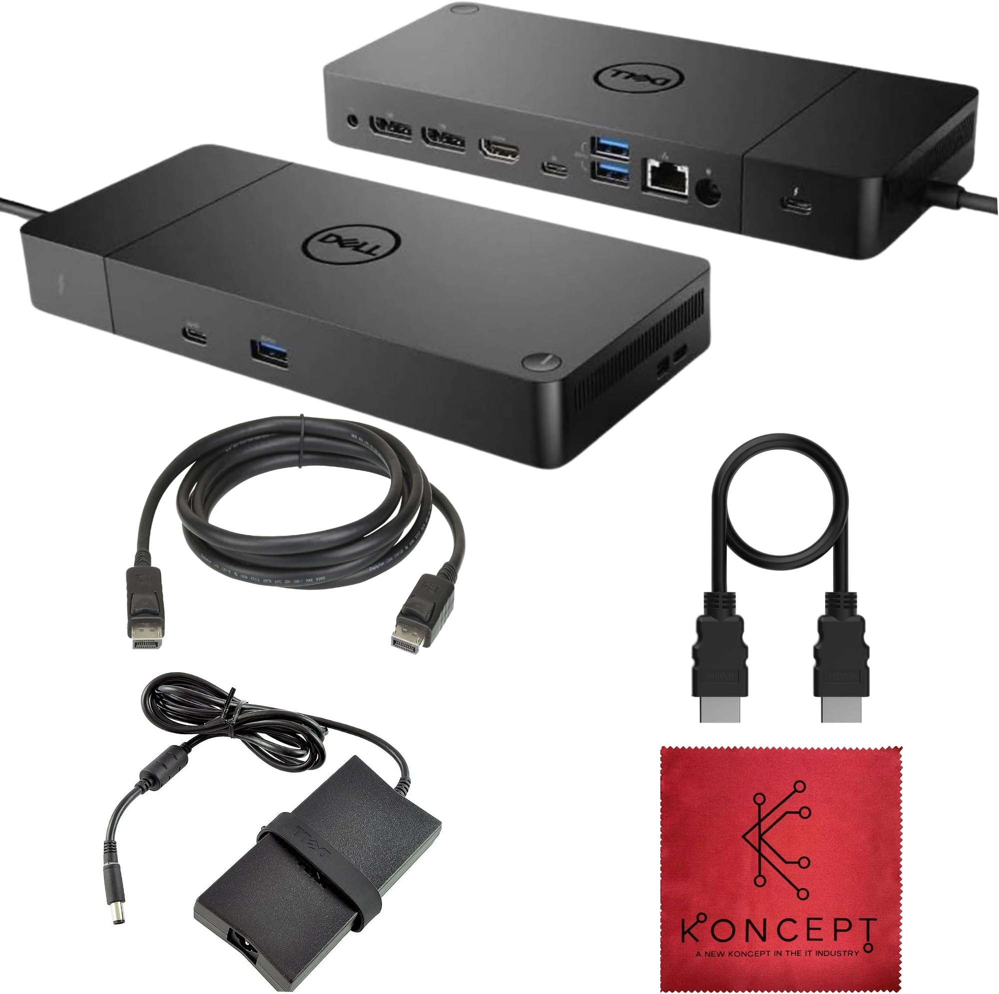 Amazon.com: Dell WD15 Monitor Dock 4K with 180W Adapter, USB-C, (450 ...