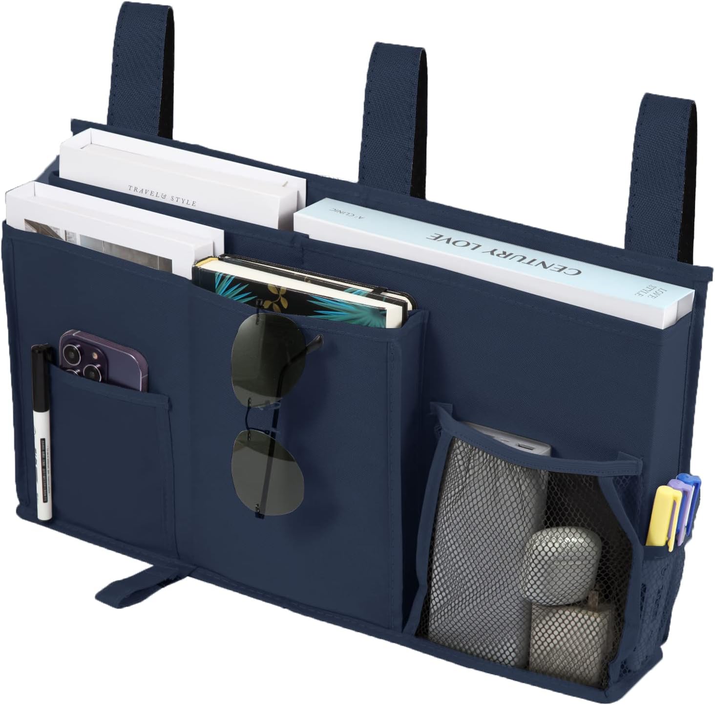 Amazon.com: Joyfulife Bedside Caddy Bunk Bed Organizer Bedside Storage ...