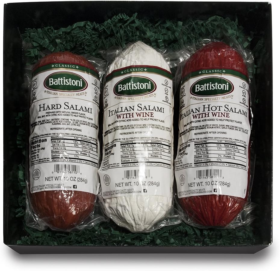 Amazon.com : Boar's Head Charcuterie Salami Sampler Includes 7 Types Of ...