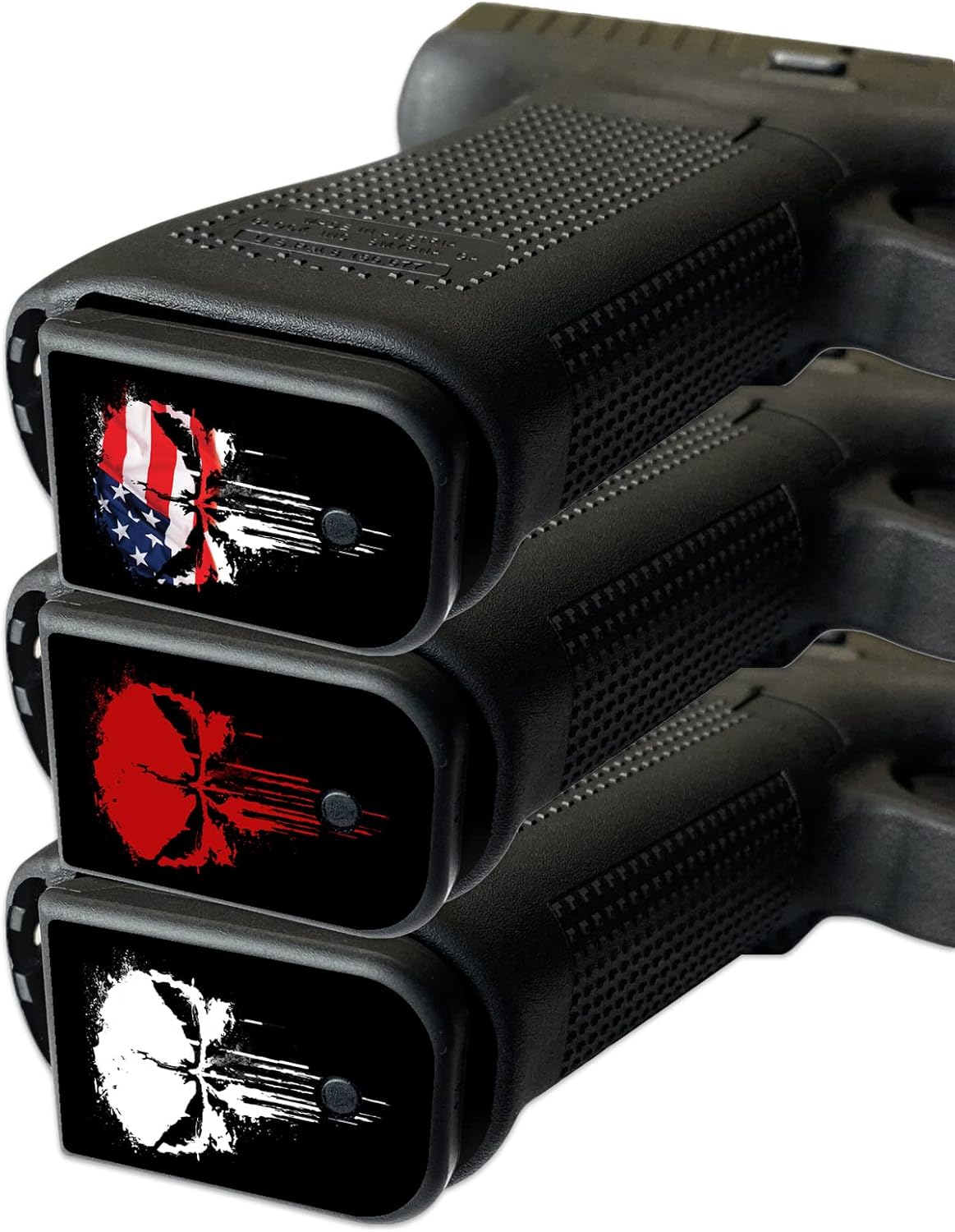 Amazon.com - TIRESFX Gun Vinyl Decals for Pistol Mag Base Plates 12-Pack