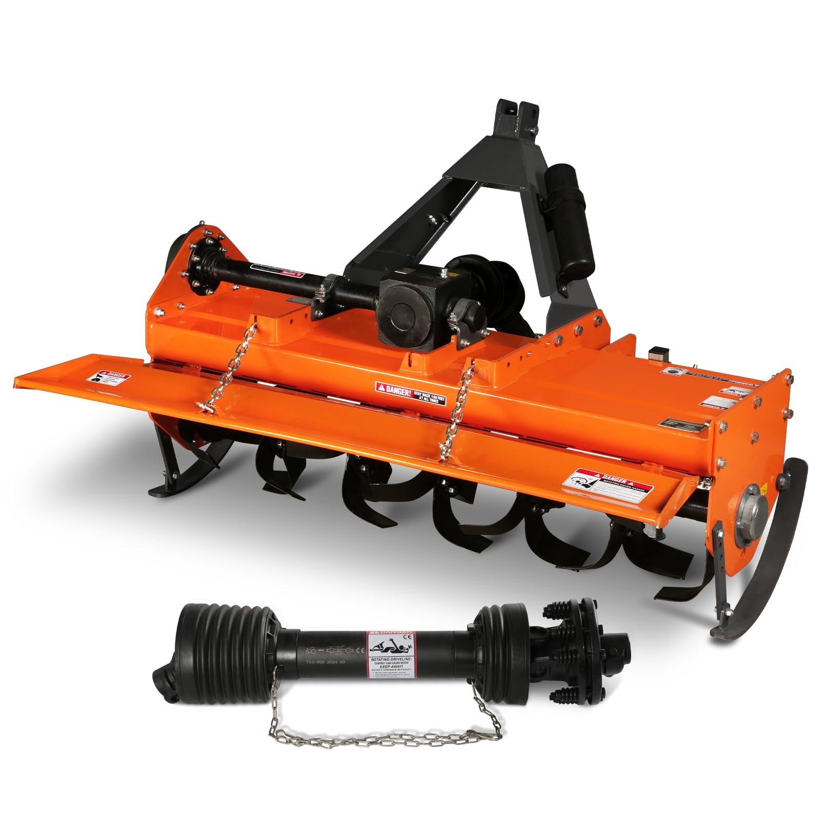 Amazon.com : MechMaxx 60'' Inch 3-Point Gear Drive Rotary Tiller ...