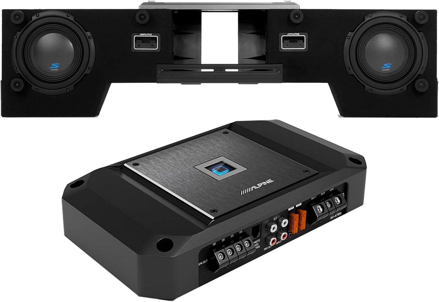 Amazon.com: Alpine R2-DB8V-TRK Dual 8” Halo R-Series Preloaded Truck ...