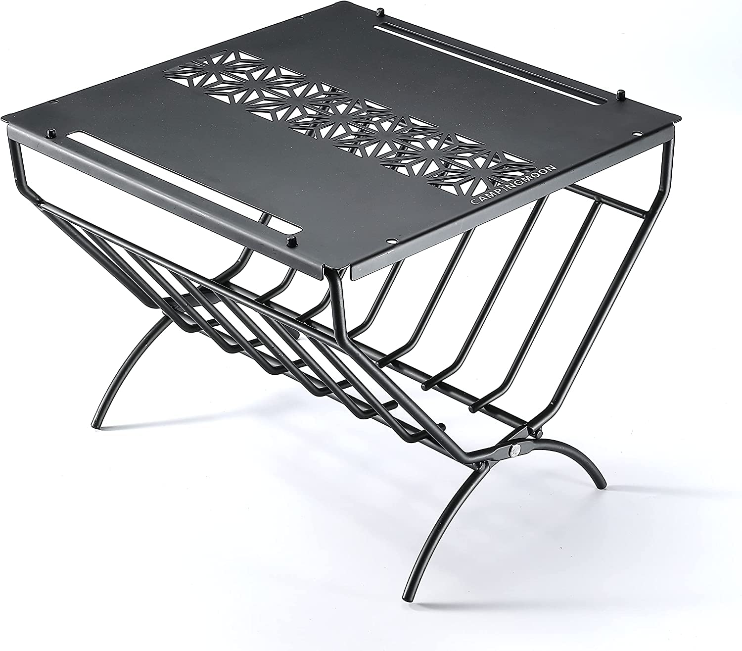 Amazon.com : camping moon Small Decorative Firewood Rack Log Rack ...