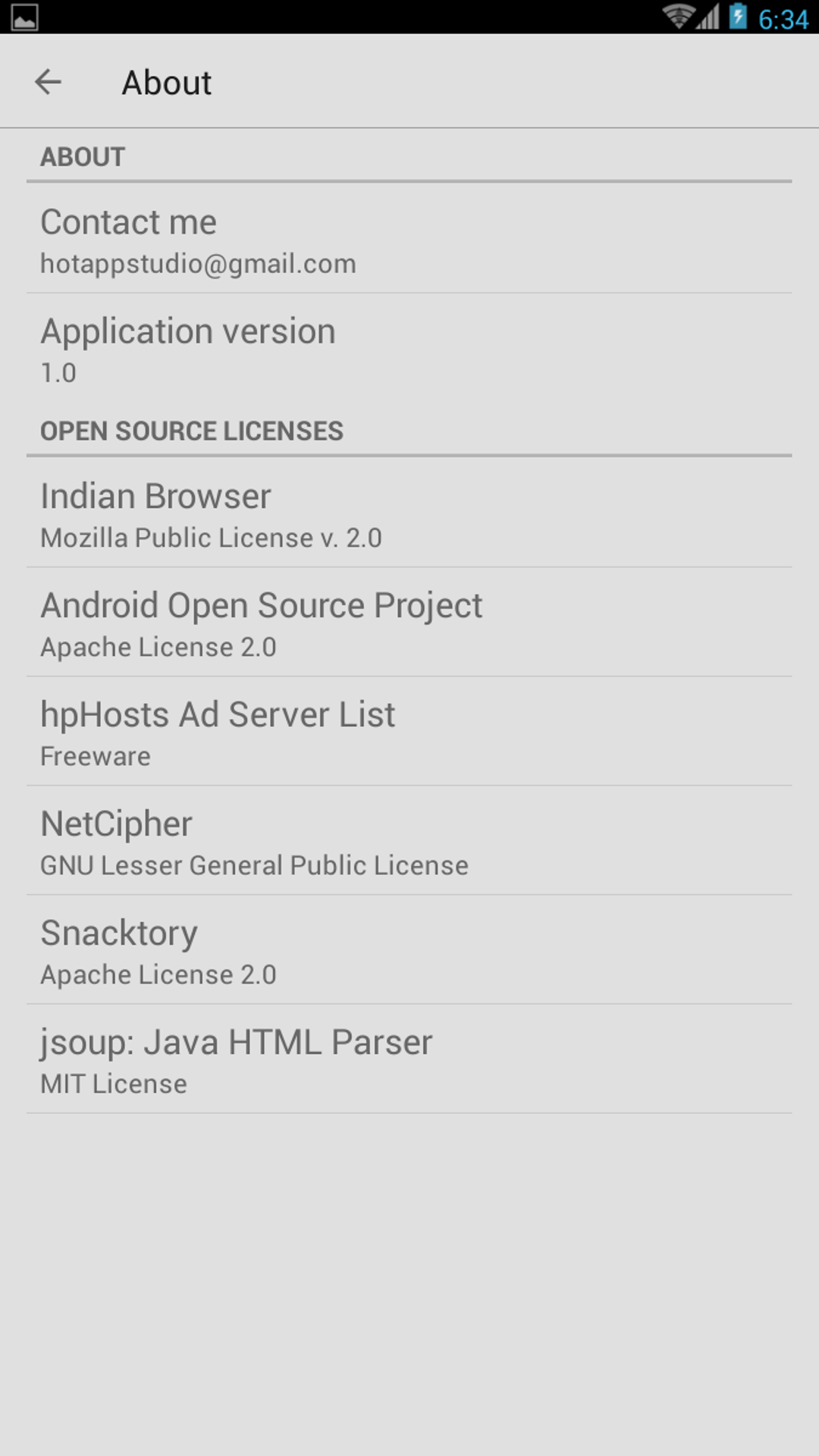 Indian Browser - App on Amazon Appstore