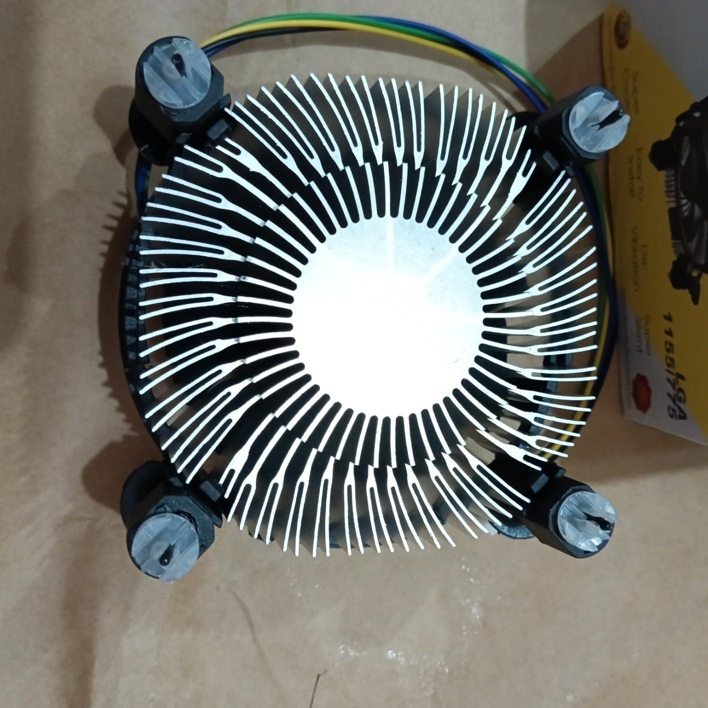 FRONTECH 775/1155 CPU Cooling Fan with Universal Socket & Heat Sink for ...